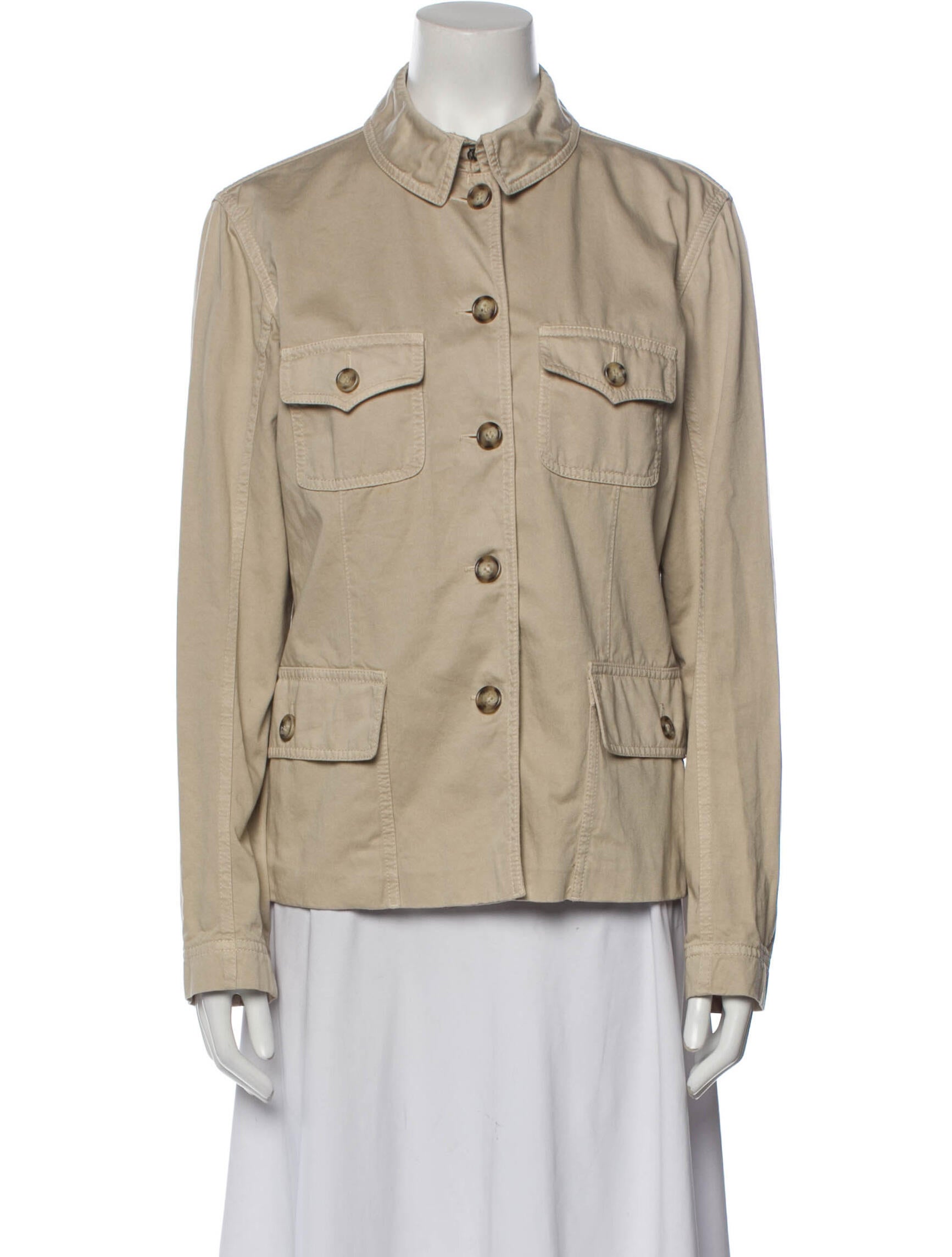 Prada Vintage 2000's Utility Jacket - Neutrals Jackets, Clothing ...