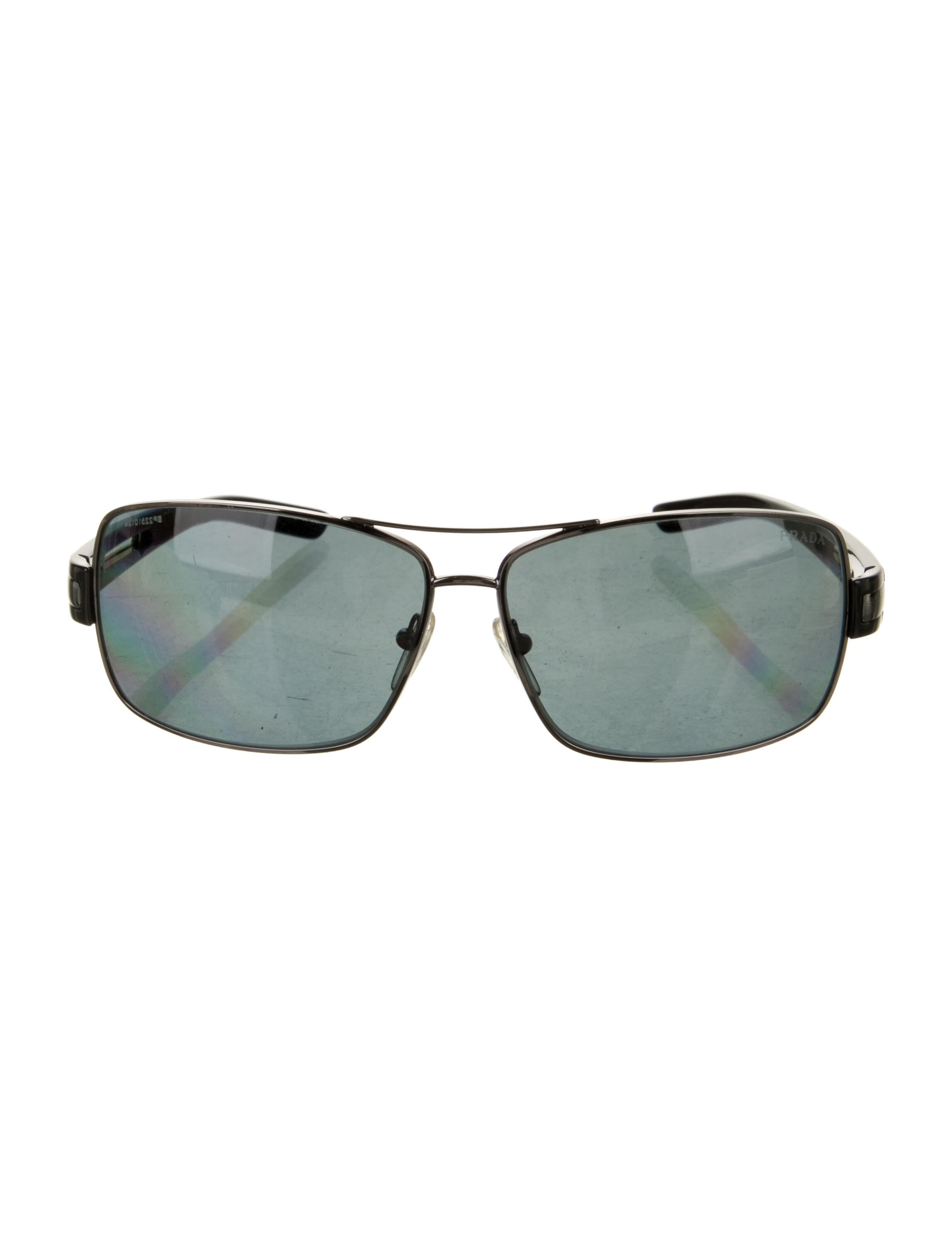 Prada Aviator Tinted Sunglasses - Black Sunglasses, Accessories ...