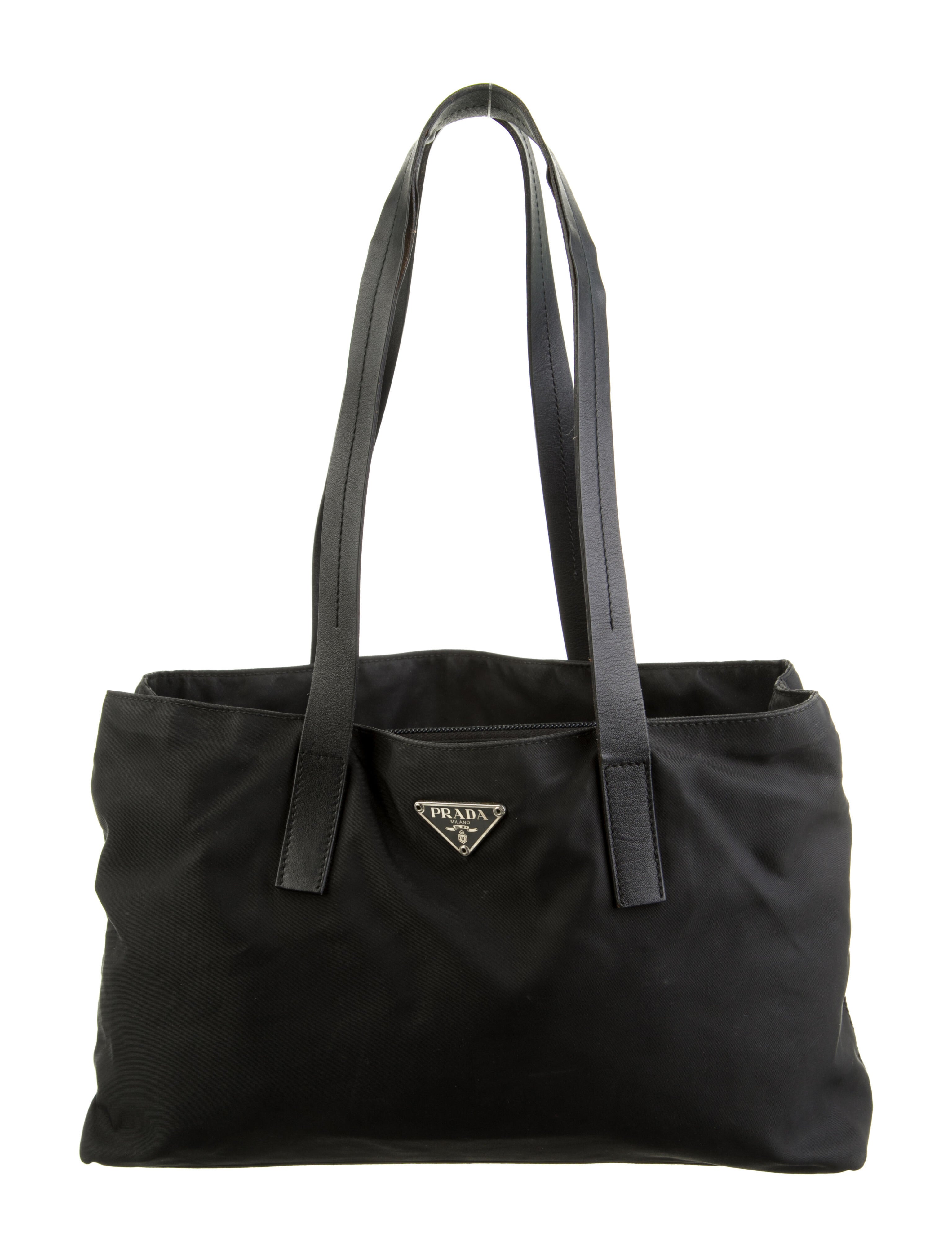 Prada Ricamo Trompe L'oeil Tote - Black Totes, Handbags - PRA735936 ...