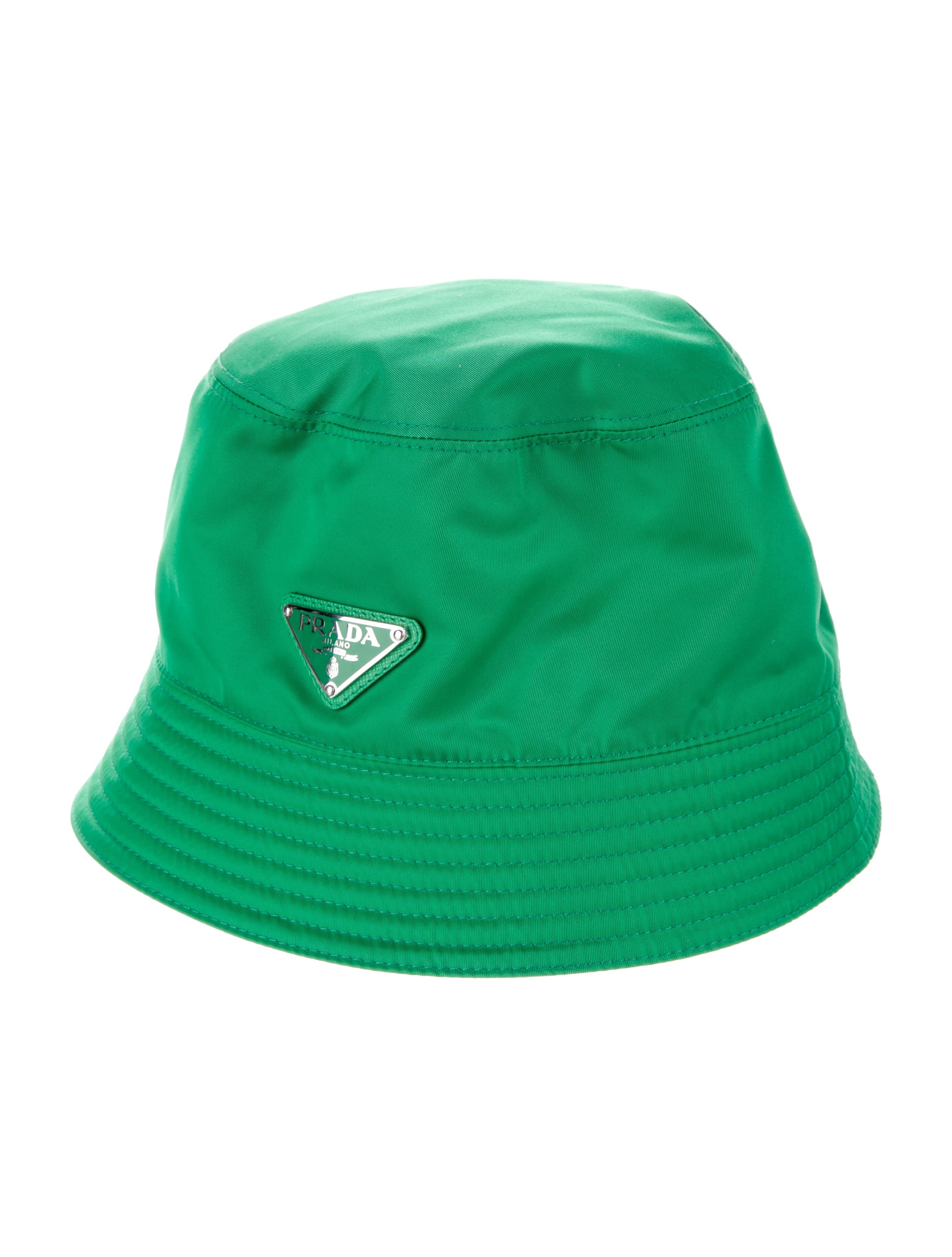 Prada Nylon Bucket Hat - Green Hats, Accessories - PRA810941 | The RealReal