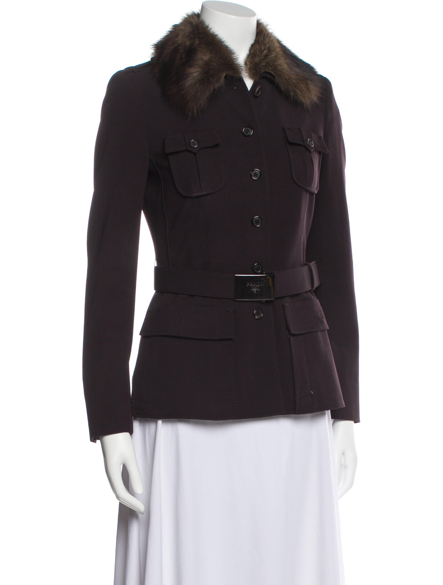 Prada Vintage 2000's Utility Jacket - Brown Jackets, Clothing ...