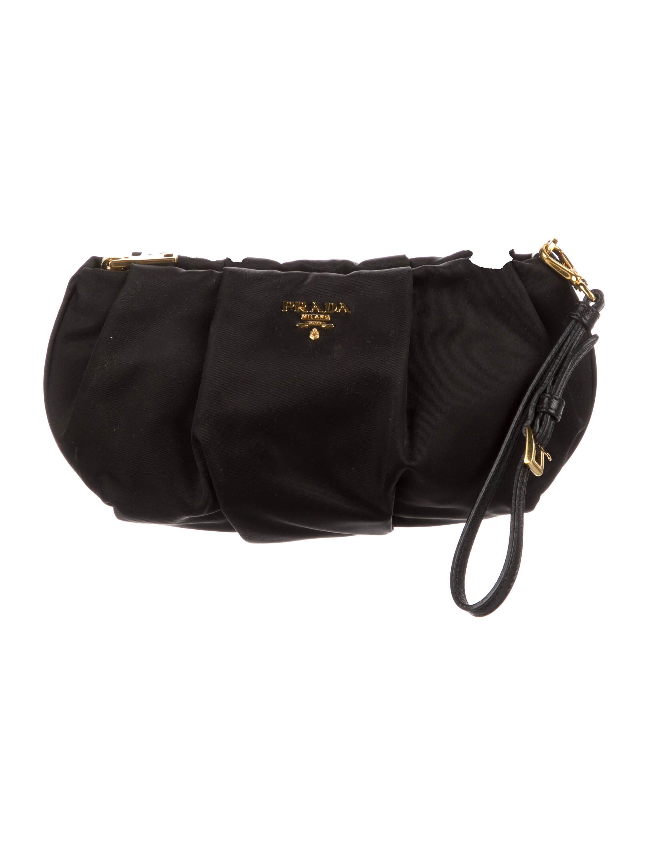 Prada Crystal Stud Clutch - Black Clutches, Handbags - PRA27975 | The ...