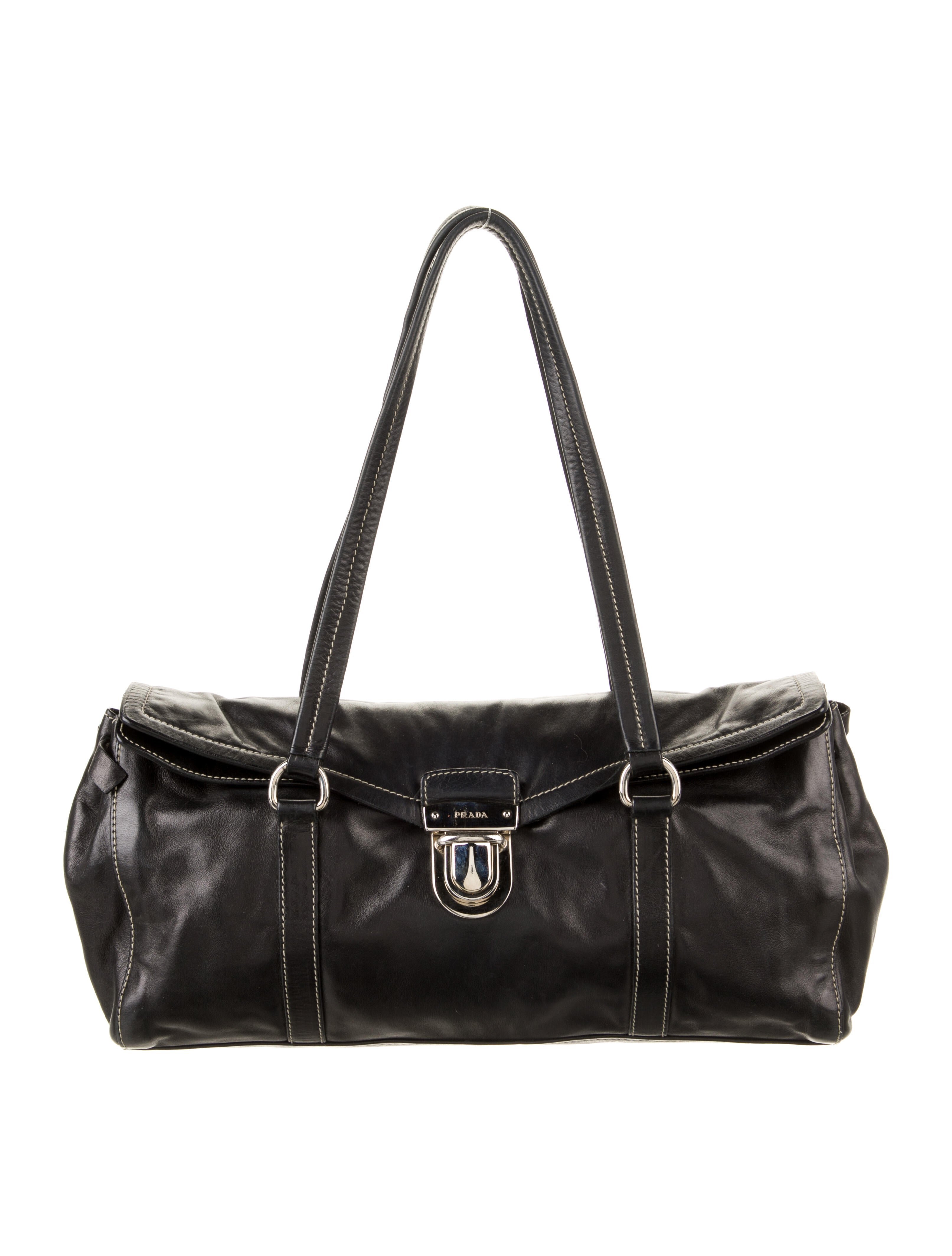 Prada Large Nappa Spectrum Bag - Black Shoulder Bags, Handbags ...