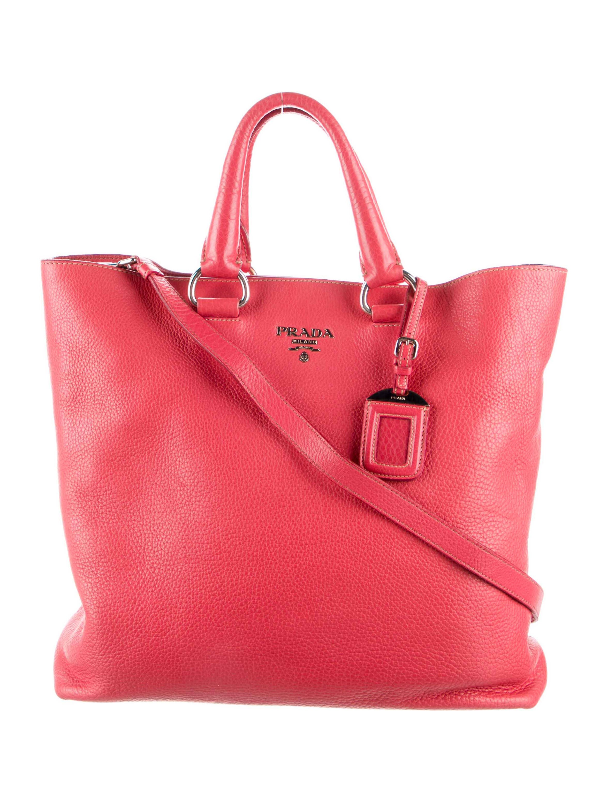 Prada 2016 Saffiano Cuir Double Handle Tote - Pink Totes, Handbags ...