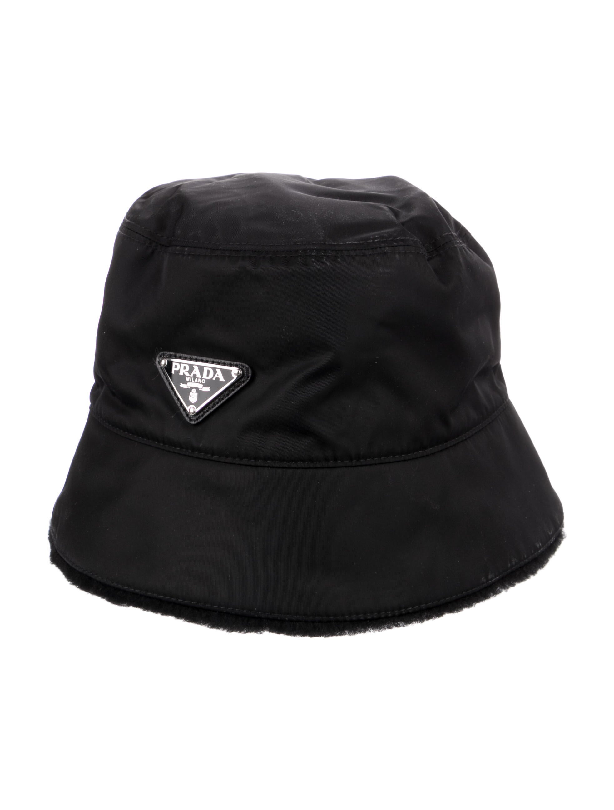 Prada Logo Reversible Bucket Hat - Black Hats, Accessories - PRA451809 ...