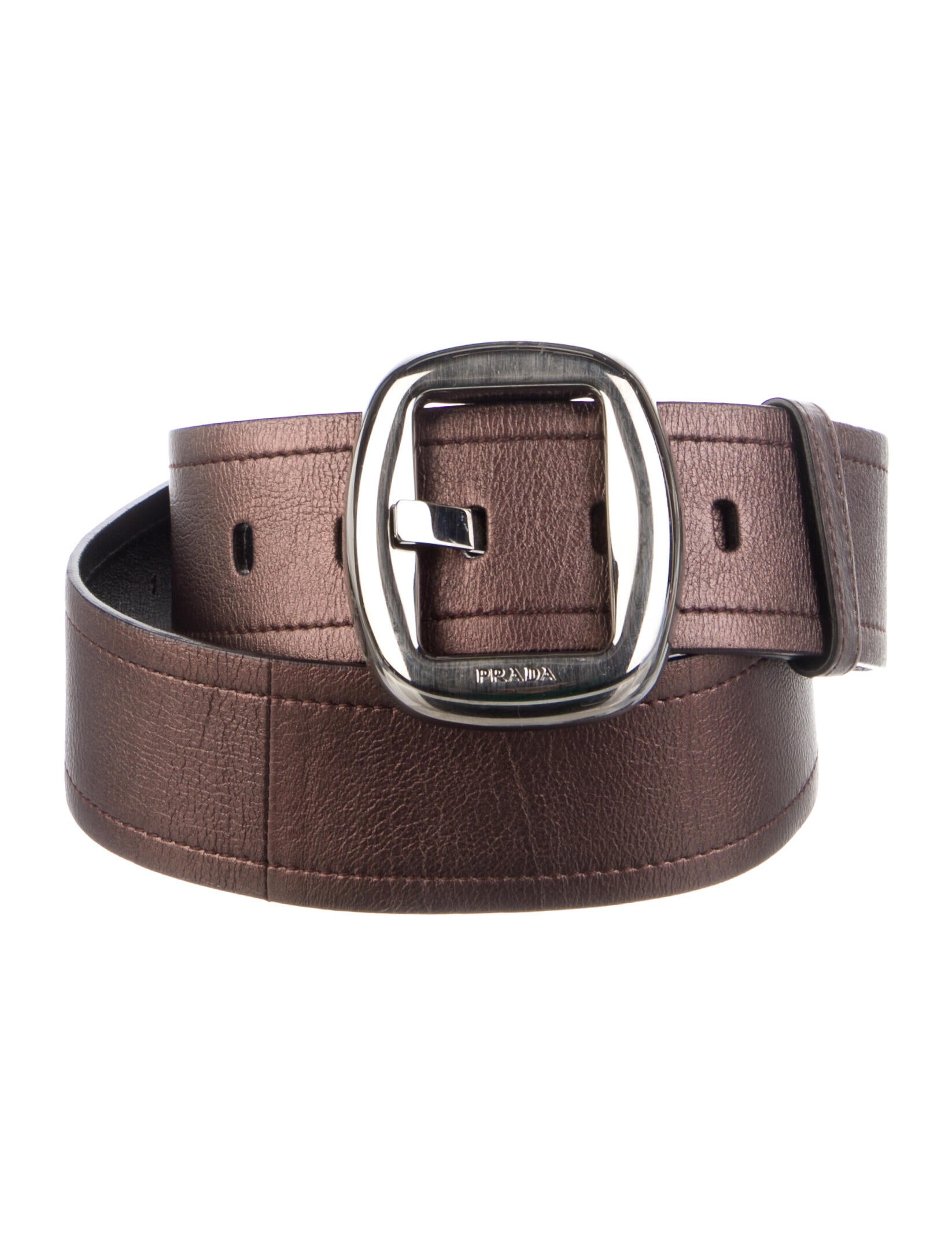 Prada Tan Suede Belt - Brown Belts, Accessories - PRA131632 | The RealReal