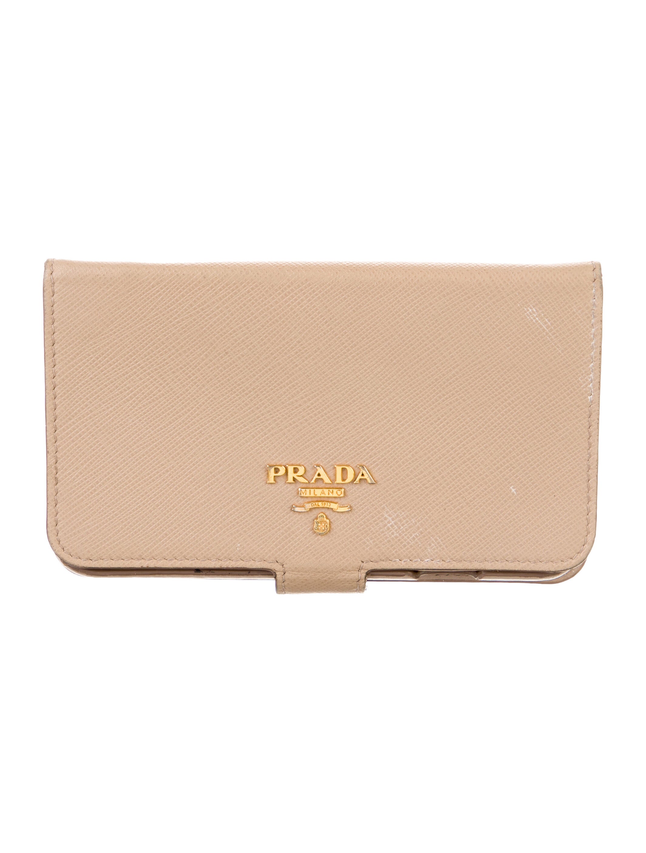 Prada Leather Phone Case - Neutrals Phone Cases, Technology - PRA821783 ...