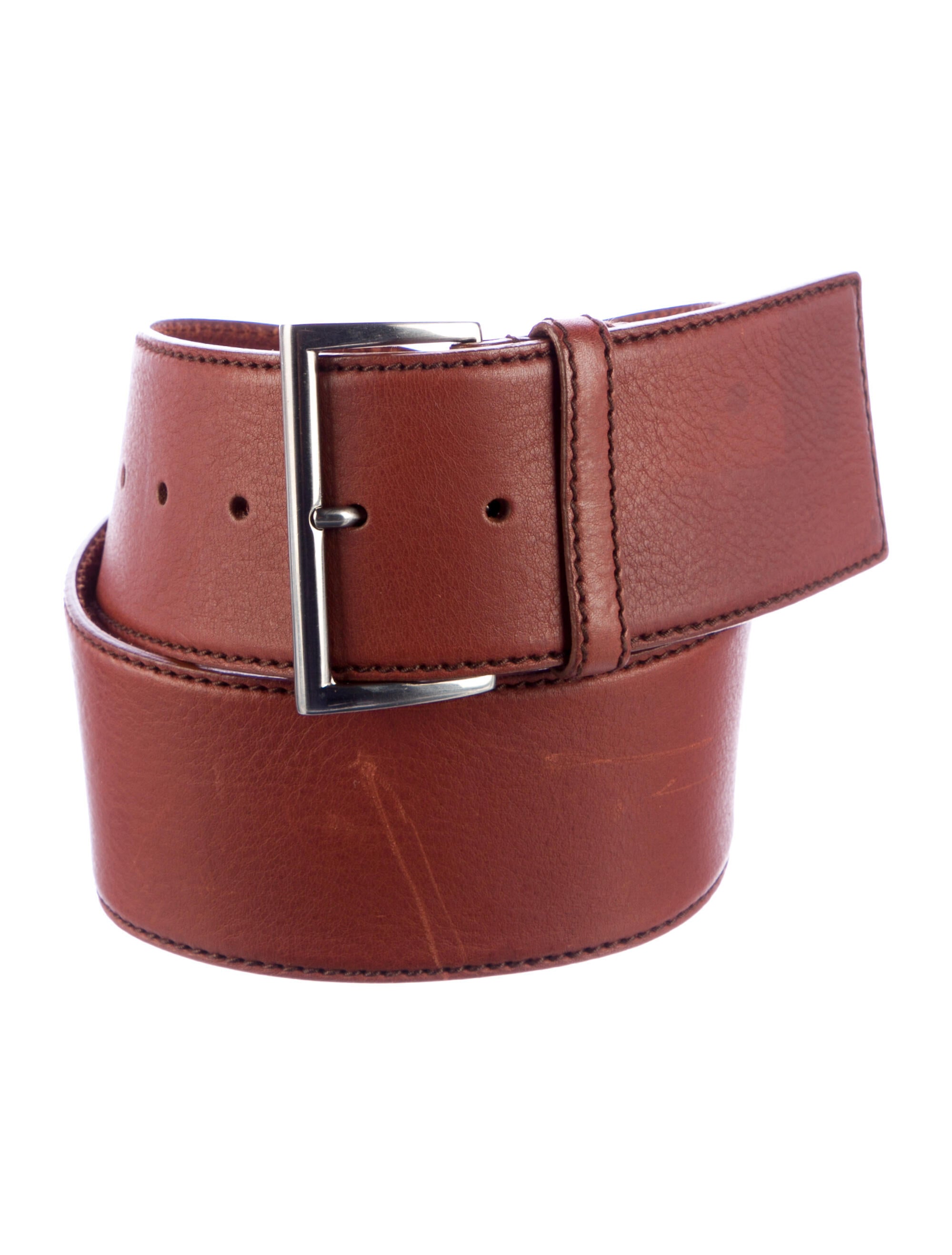 Prada Leather Waist Belt - Brown Belts, Accessories - PRA822301 | The ...