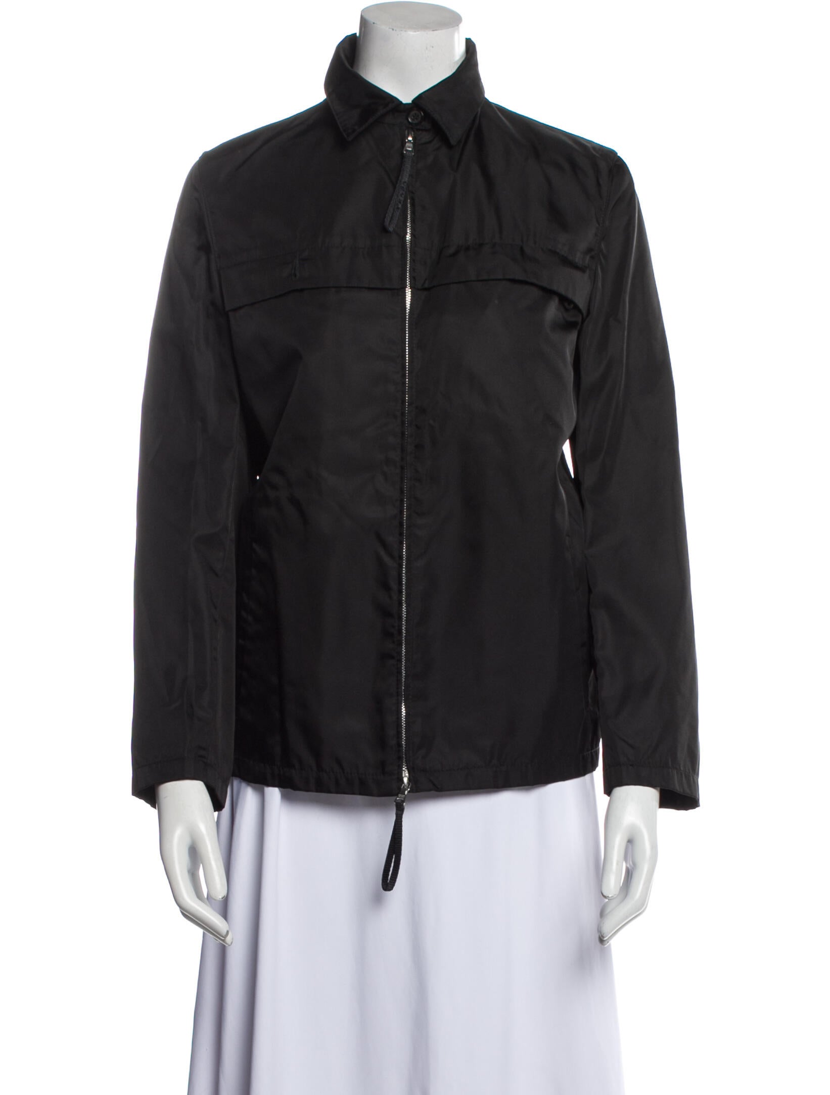 Prada Vintage Late 1990's - Early 2000's Utility Jacket - Black Jackets ...