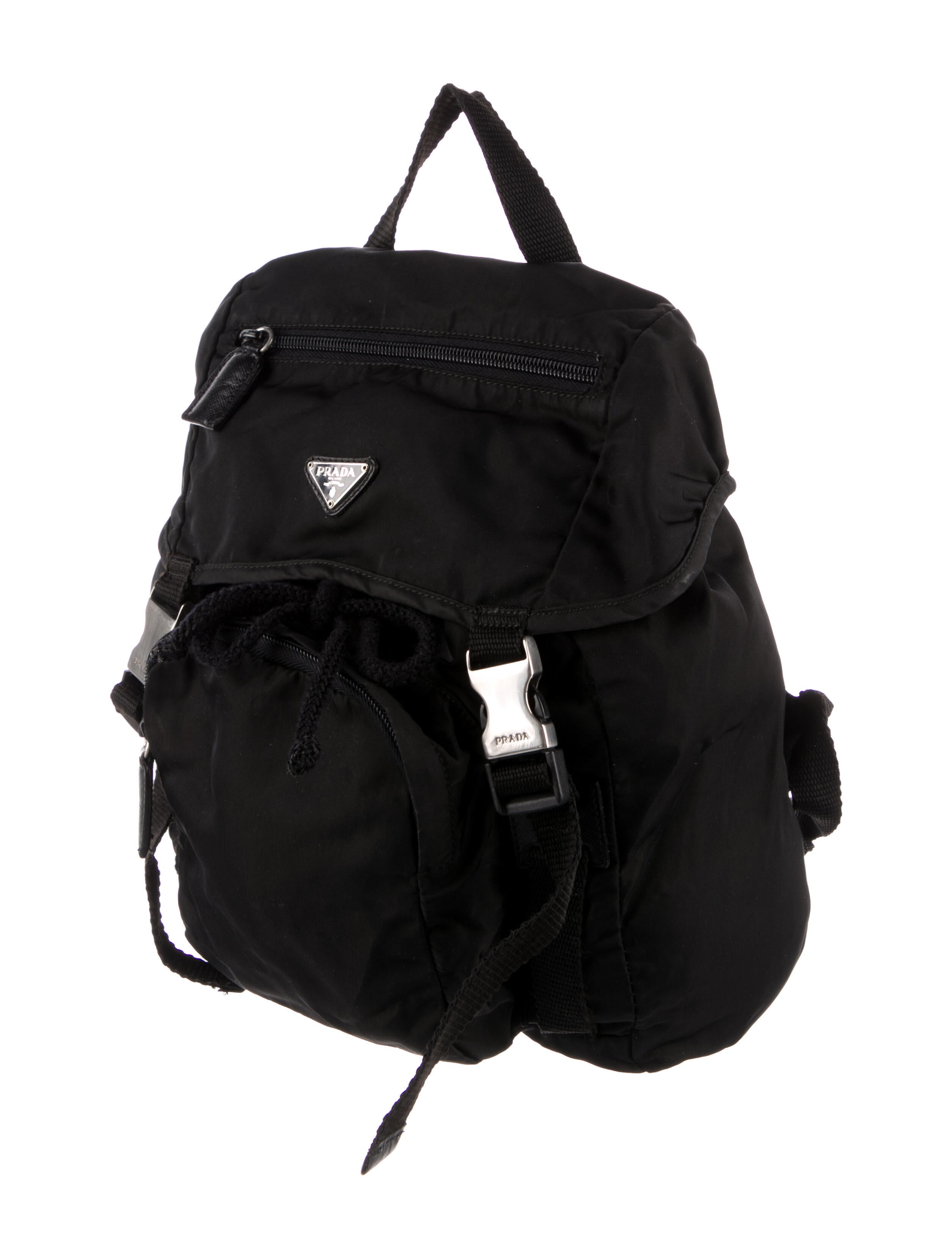 Prada Vintage Vela Backpack - Black Backpacks, Handbags - PRA828190 ...