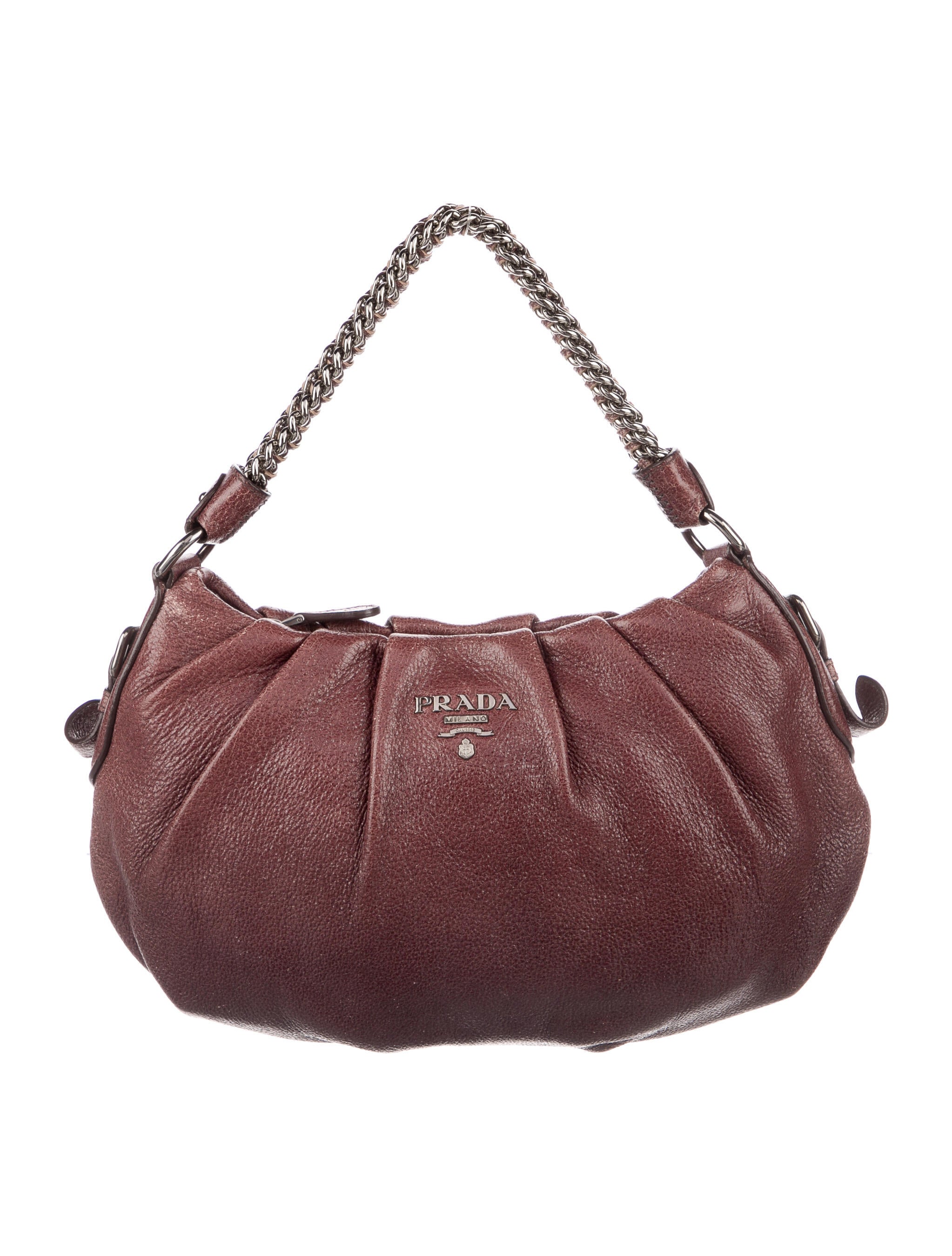 Prada Cervo Lux Hobo - Purple Shoulder Bags, Handbags - PRA836712 | The ...