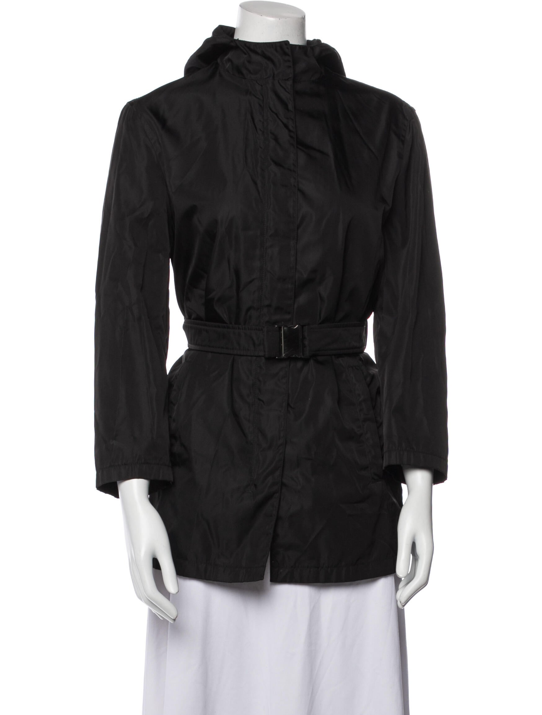 Prada Vintage Late 1990's - Early 2000's Utility Jacket - Black Jackets ...