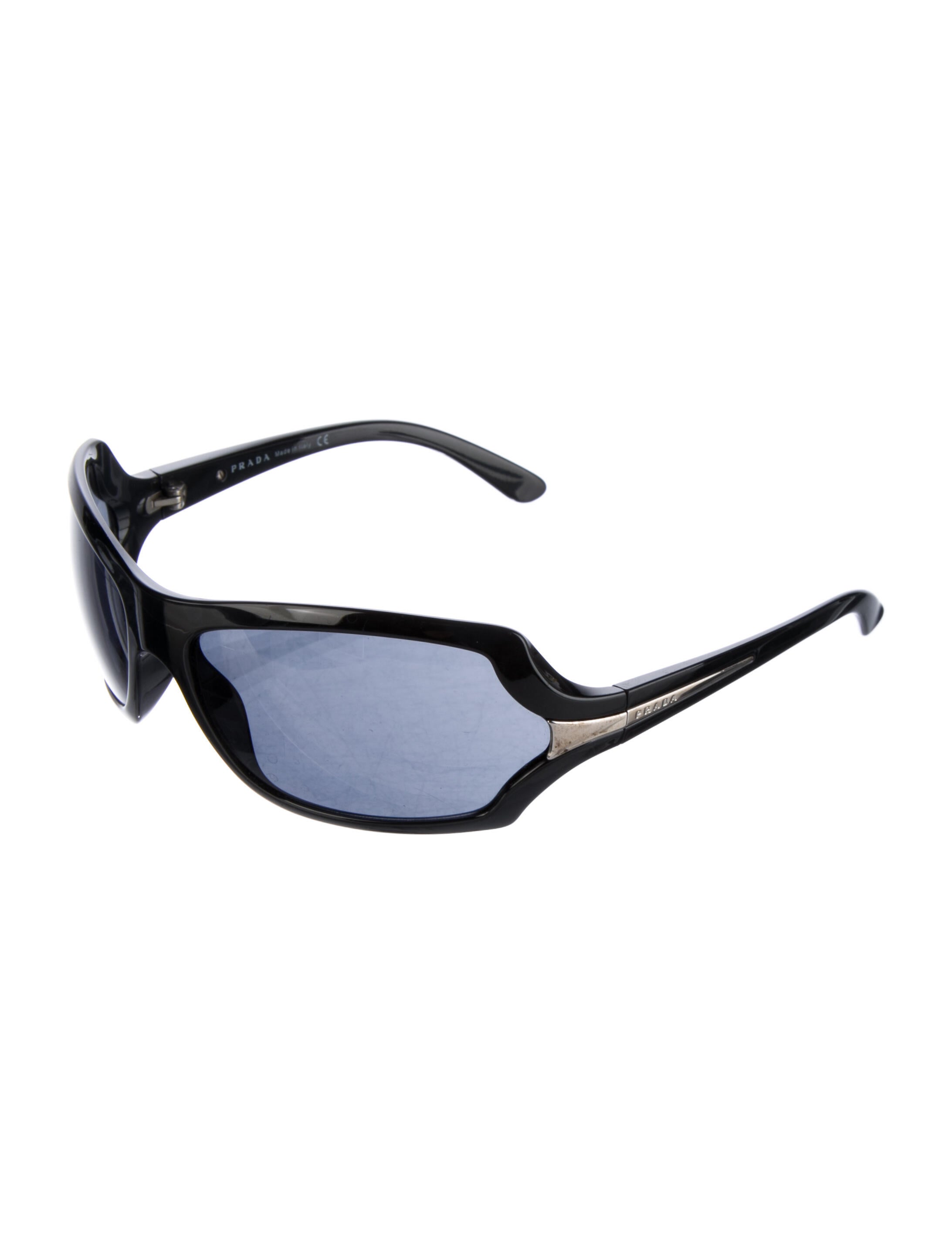 Chanel Interlocking CC Logo Shield Sunglasses - Black Sunglasses ...