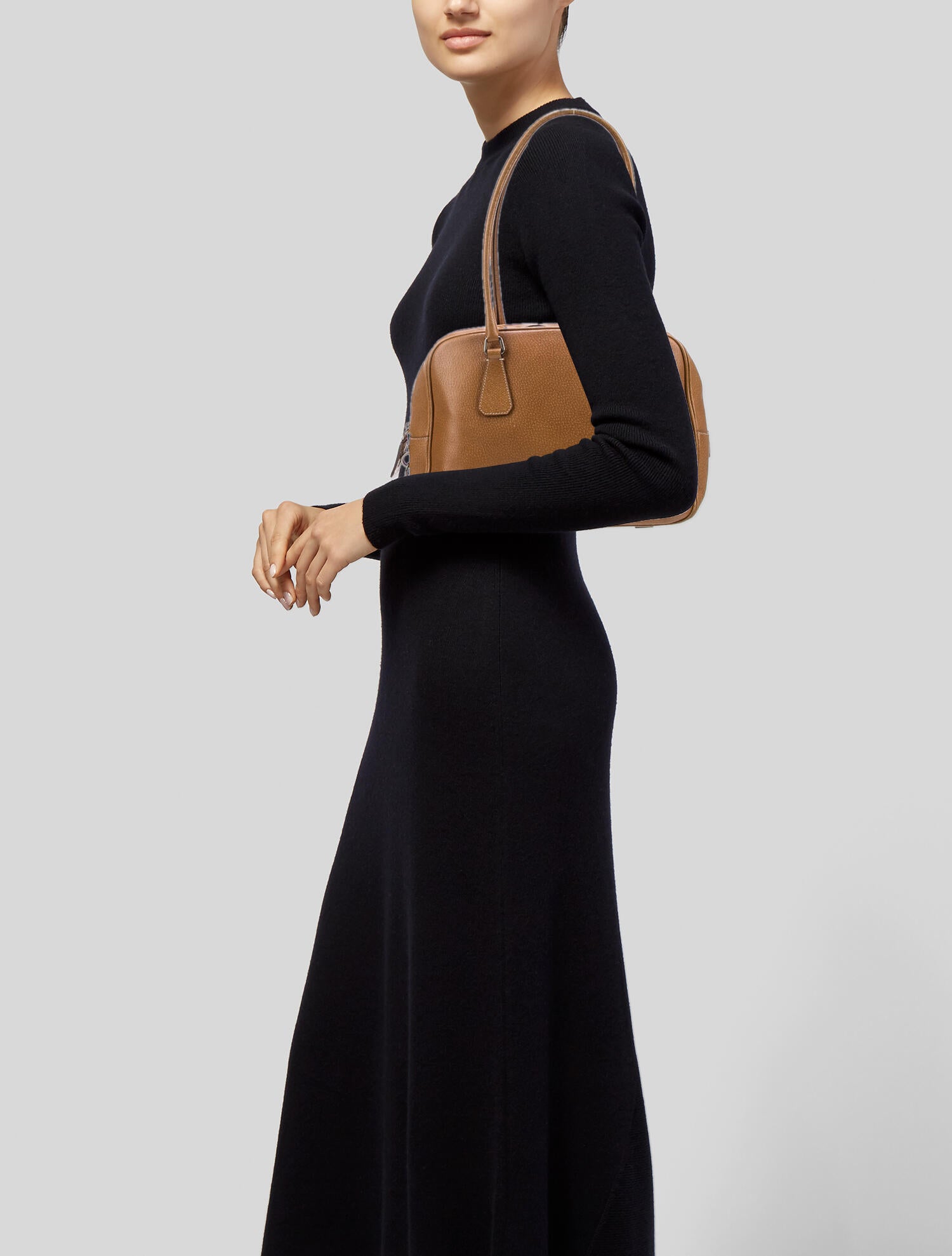 Prada Cinghiale Bowler Bag - Brown Handle Bags, Handbags - PRA862146 ...