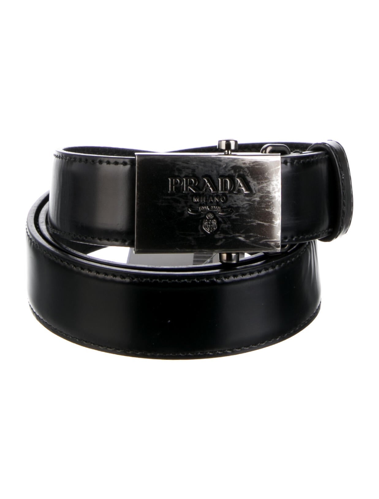 Prada Leather Belt - Black Belts, Accessories - PRA878974 | The RealReal