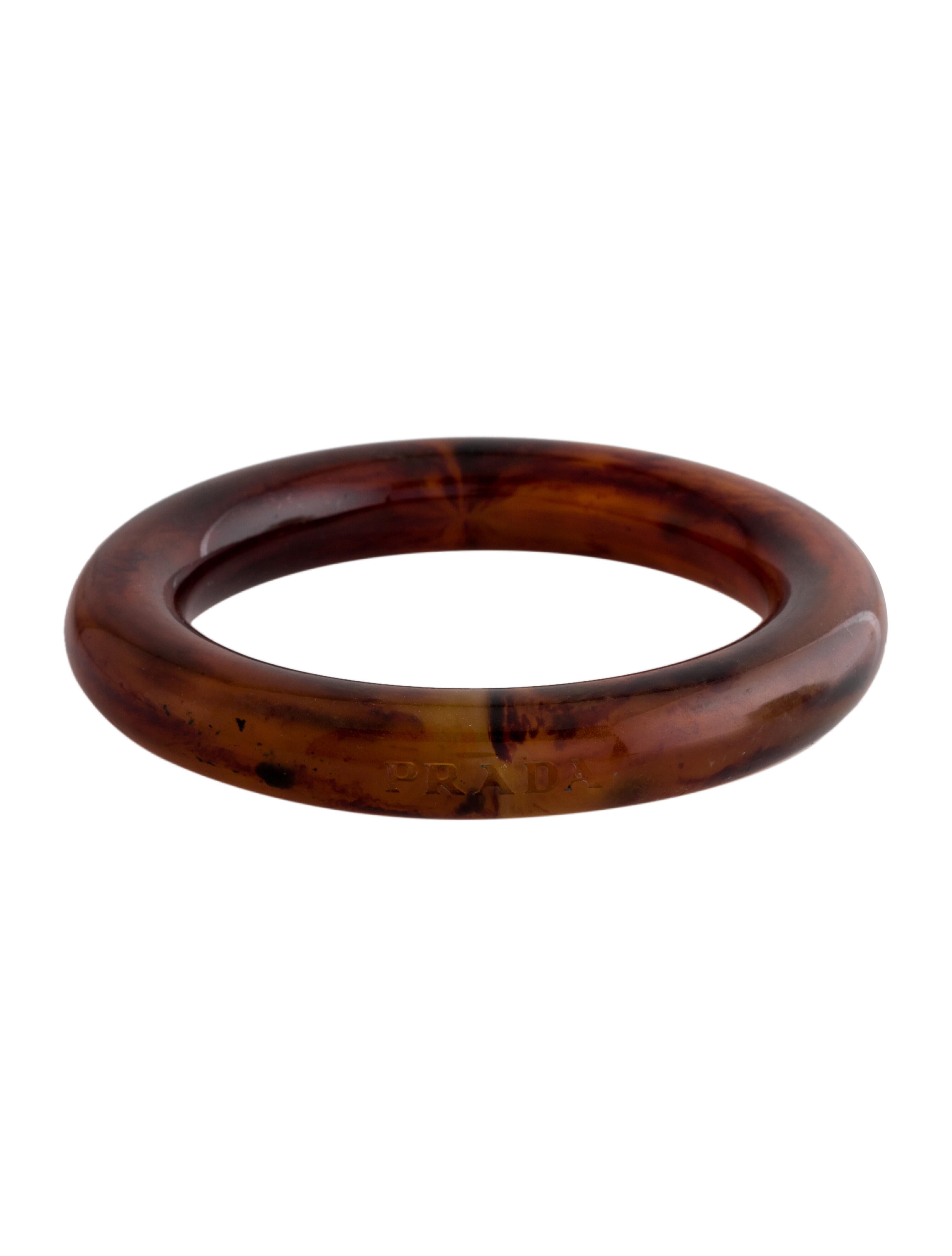 Prada Resin Bangle Bracelet - Bangle, Bracelets - PRA885299 | The RealReal