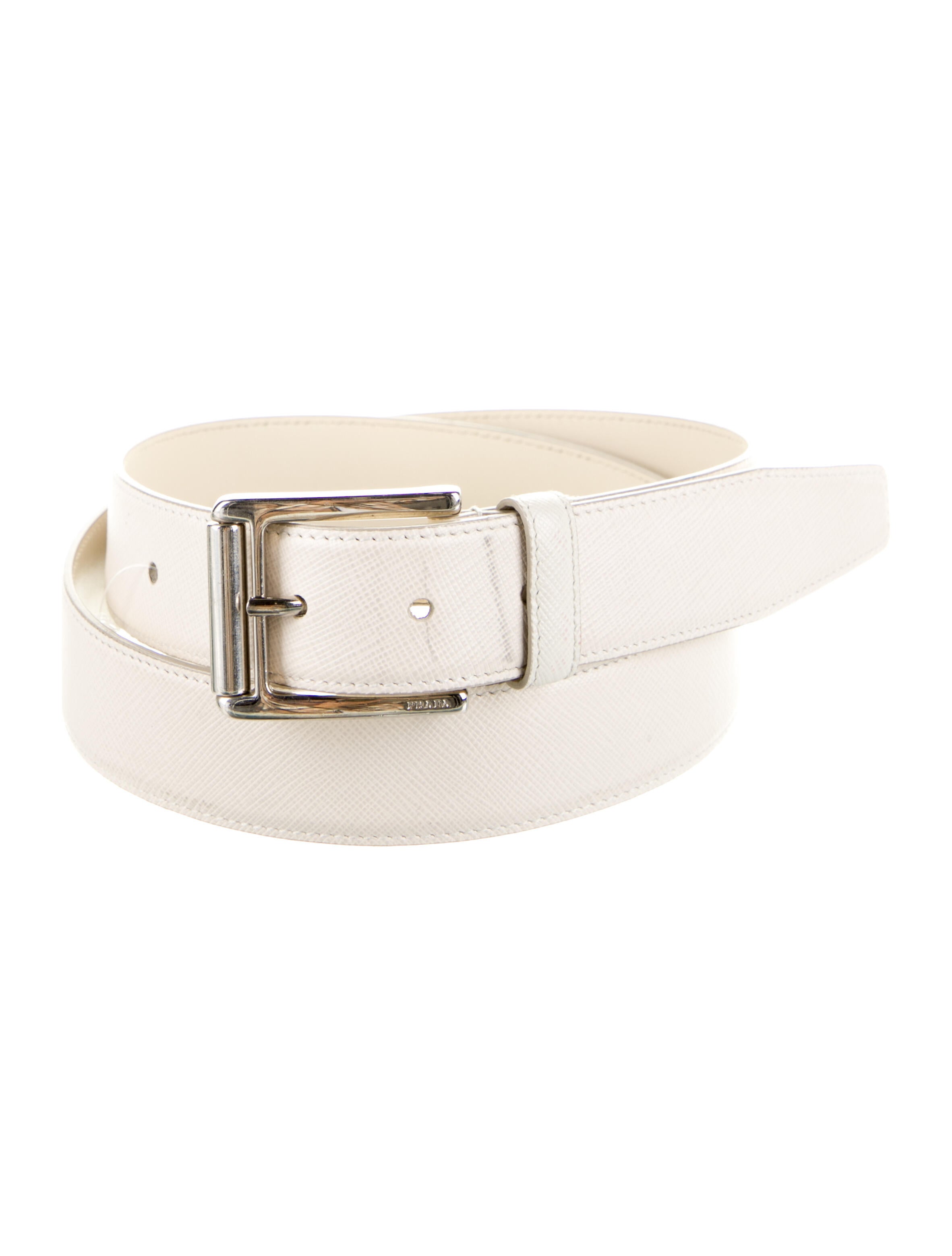 Longchamp Leather Belt - White Belts, Accessories - WL867915 | The RealReal