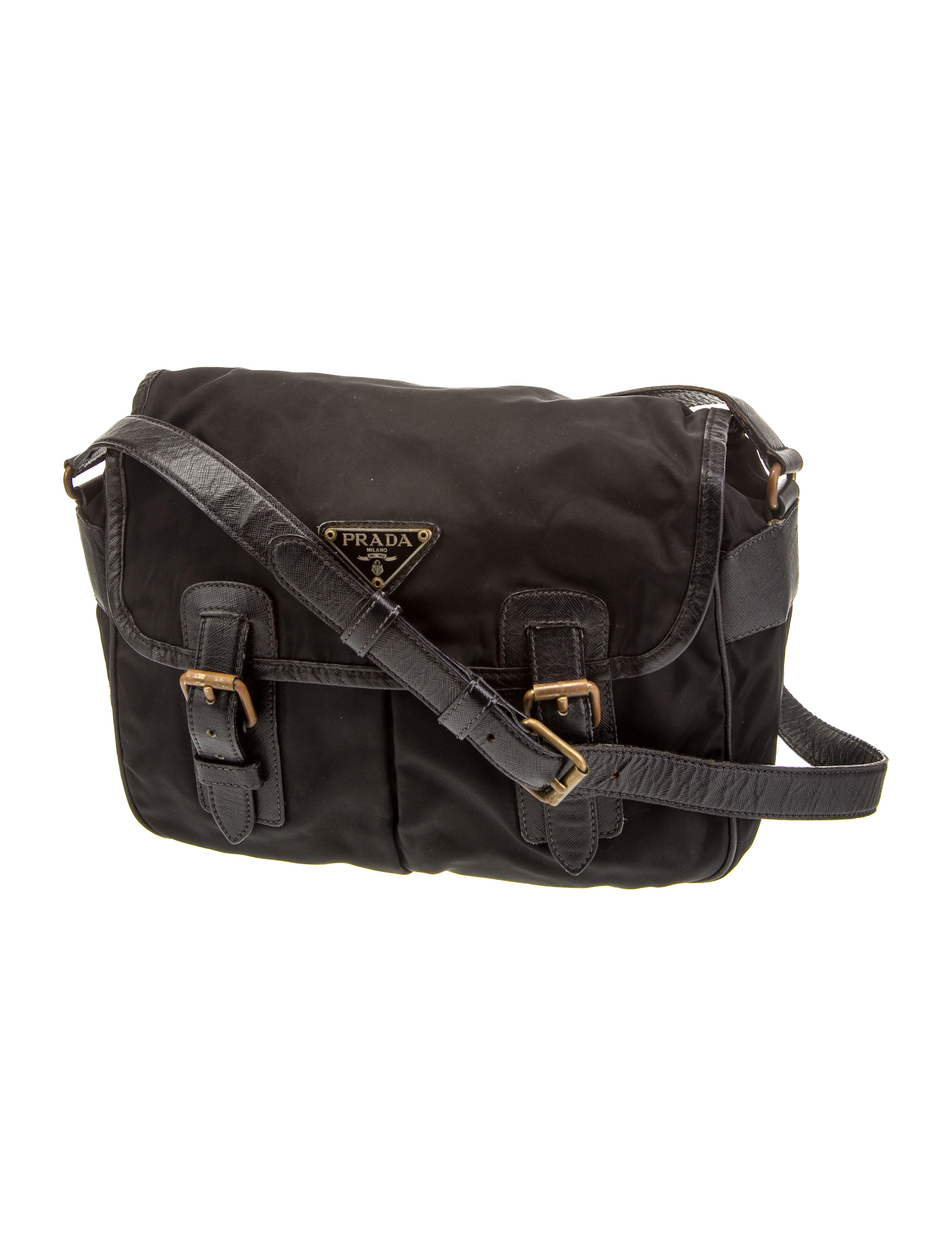 Prada Tessuto Crossbody Bag - Black Crossbody Bags, Handbags ...