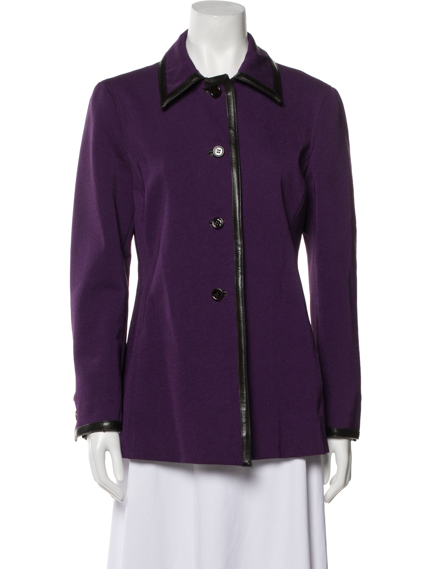 Prada Peacoat - Purple Coats, Clothing - PRA899212 | The RealReal