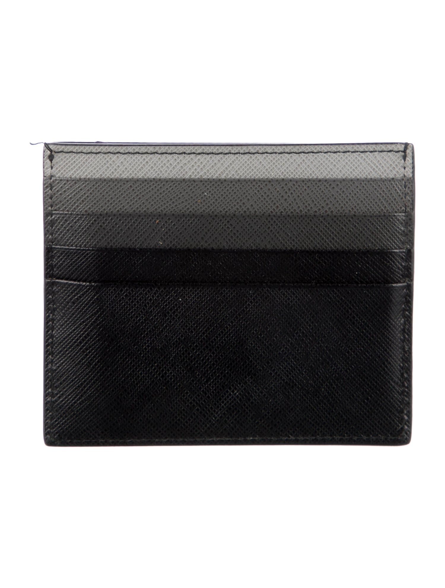 Prada Saffiano Lux Leather Card Holder - Black Wallets, Accessories ...