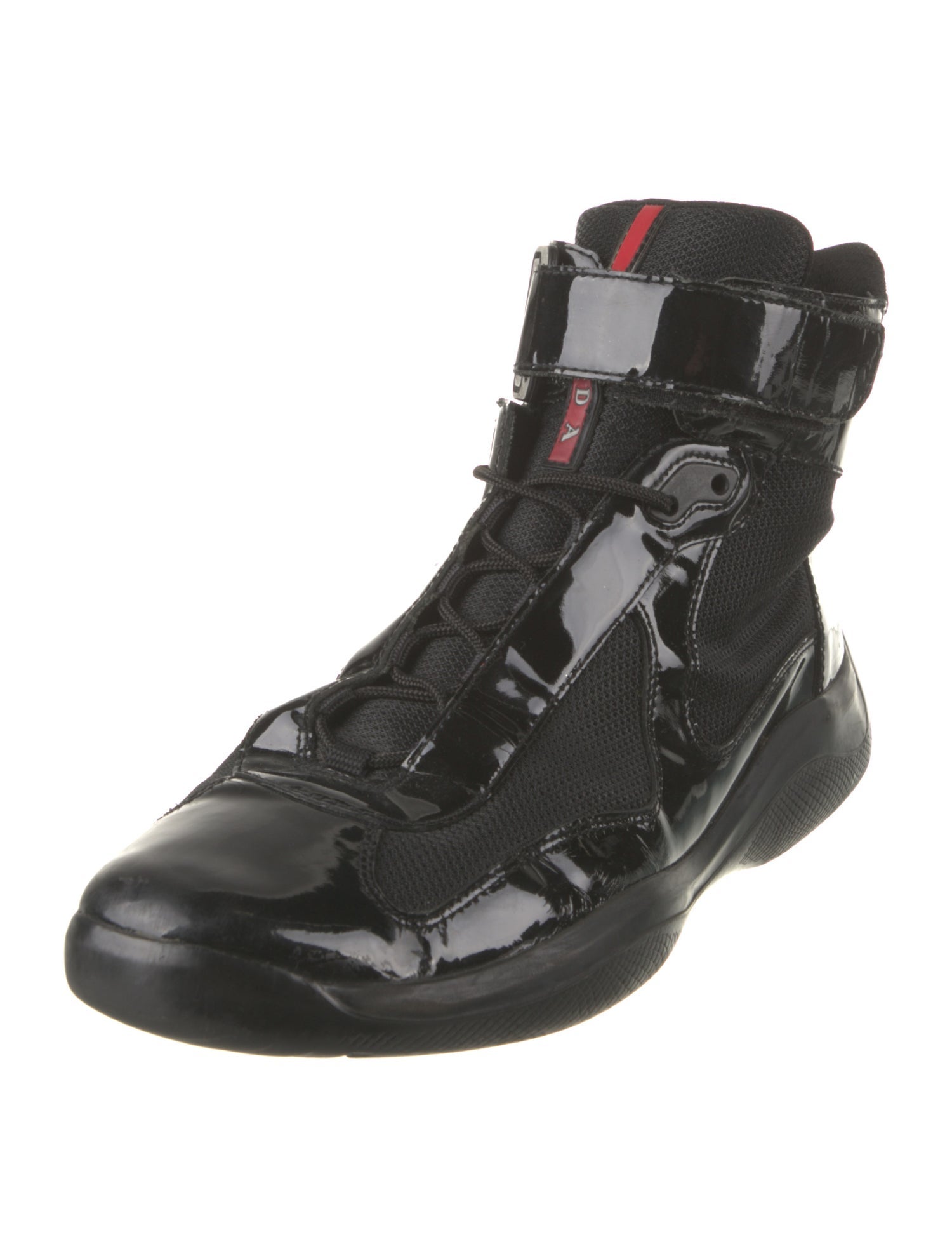 Prada Patent Leather Sneakers - Black Sneakers, Shoes - PRA908557 | The ...