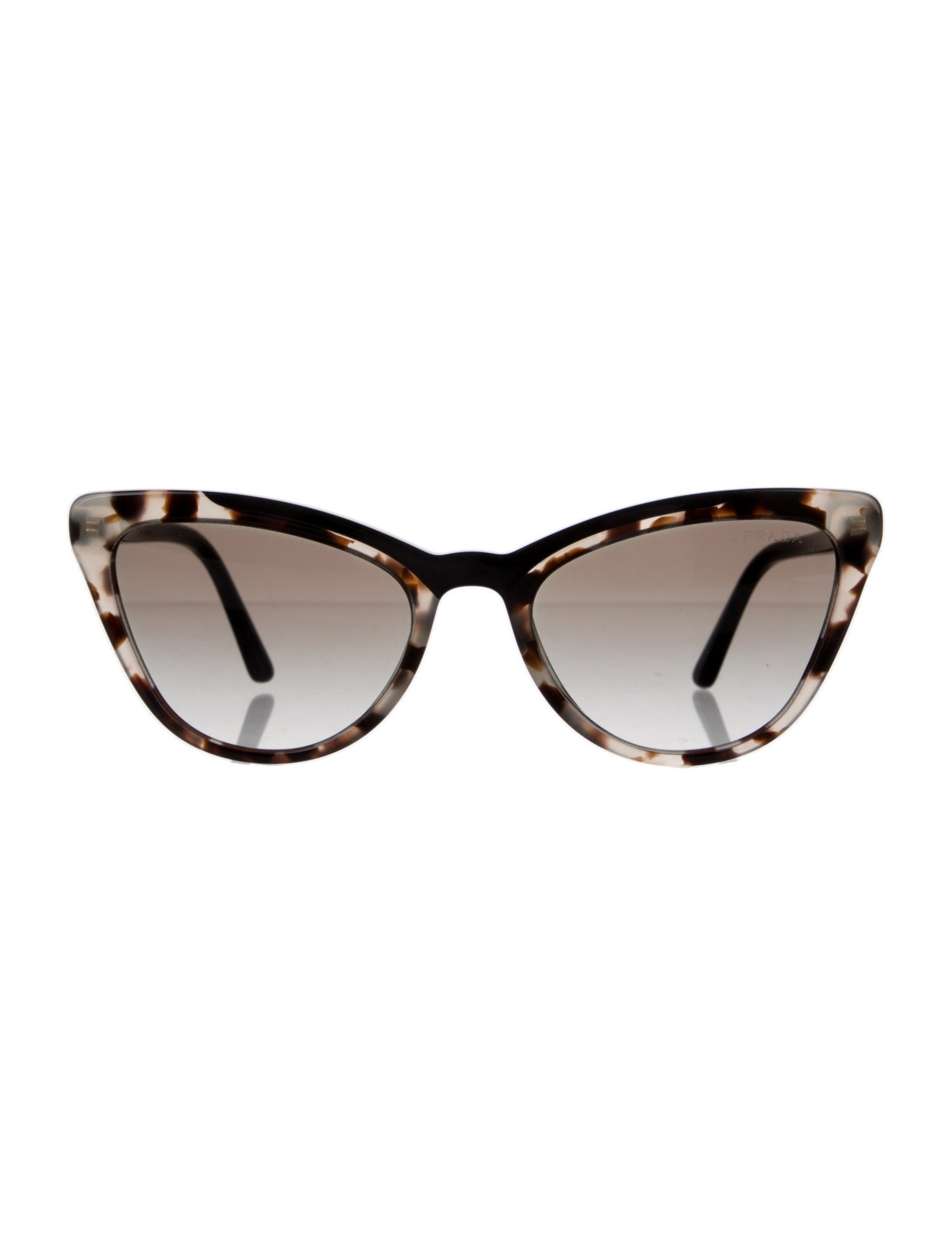 Prada Cat Eye Gradient Sunglasses Neutrals Sunglasses Accessories Pra909693 The Realreal