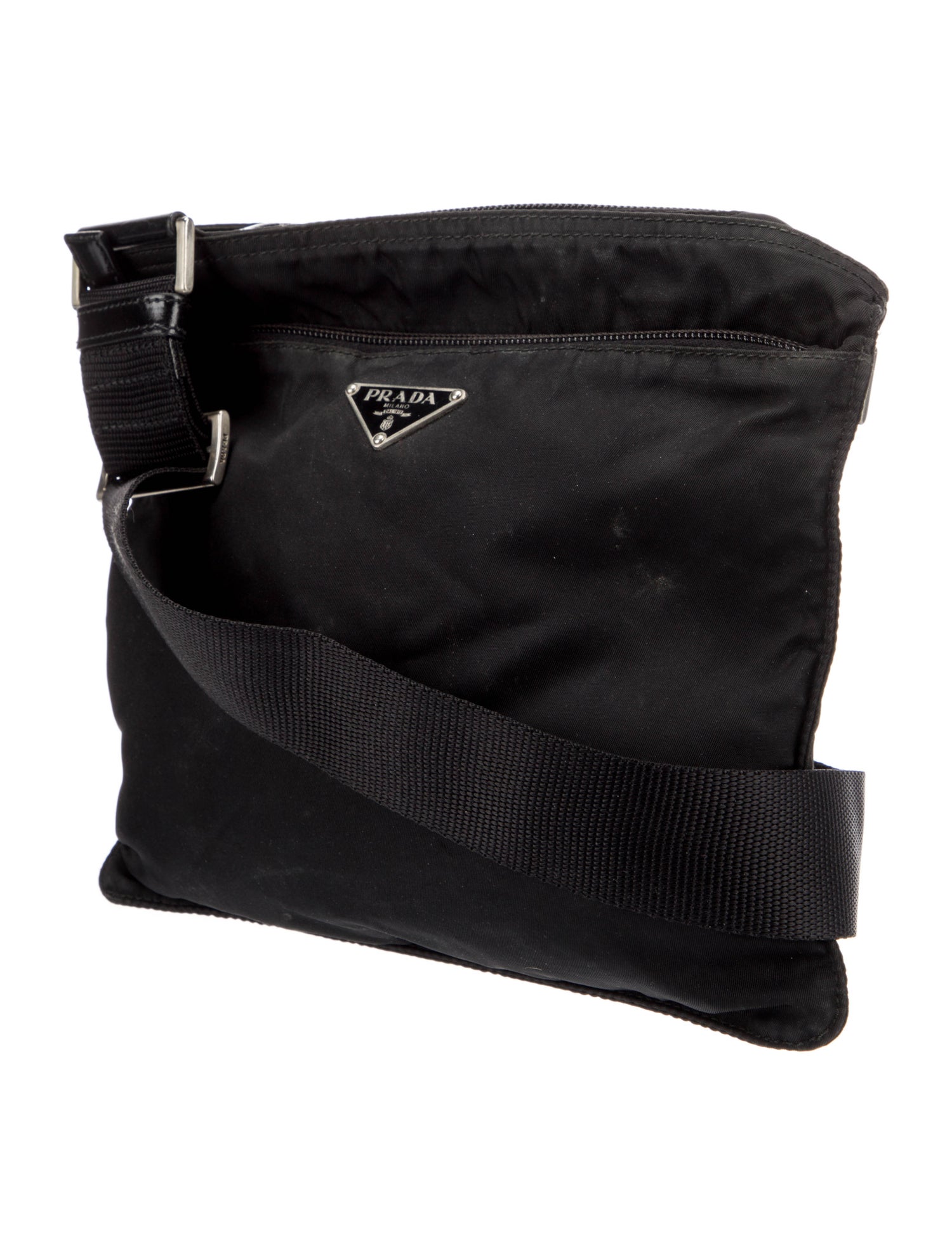 Prada Nylon Crossbody Bag - Black Crossbody Bags, Handbags - PRA912840 ...