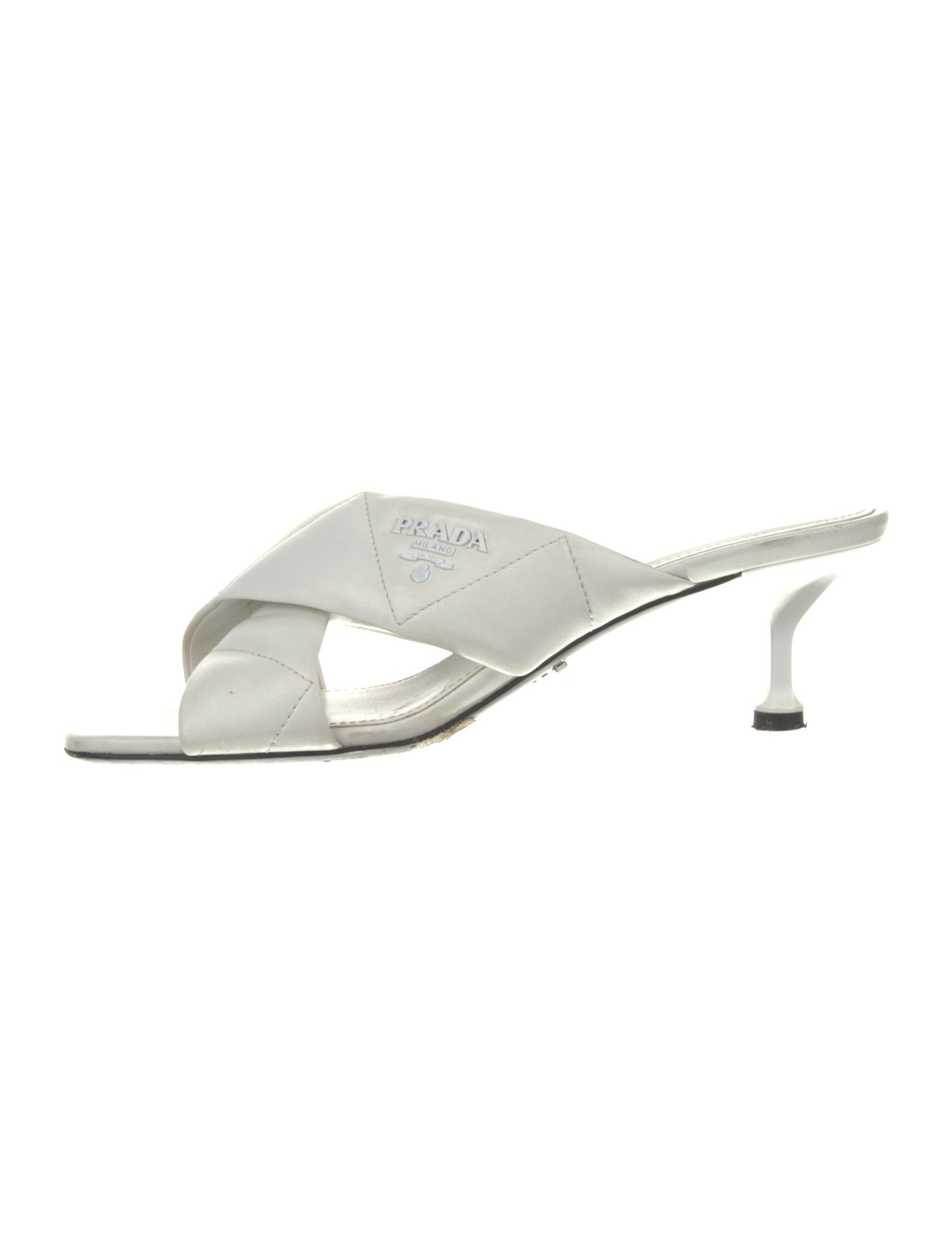 Prada Slides - White Sandals, Shoes - PRA914351 | The RealReal