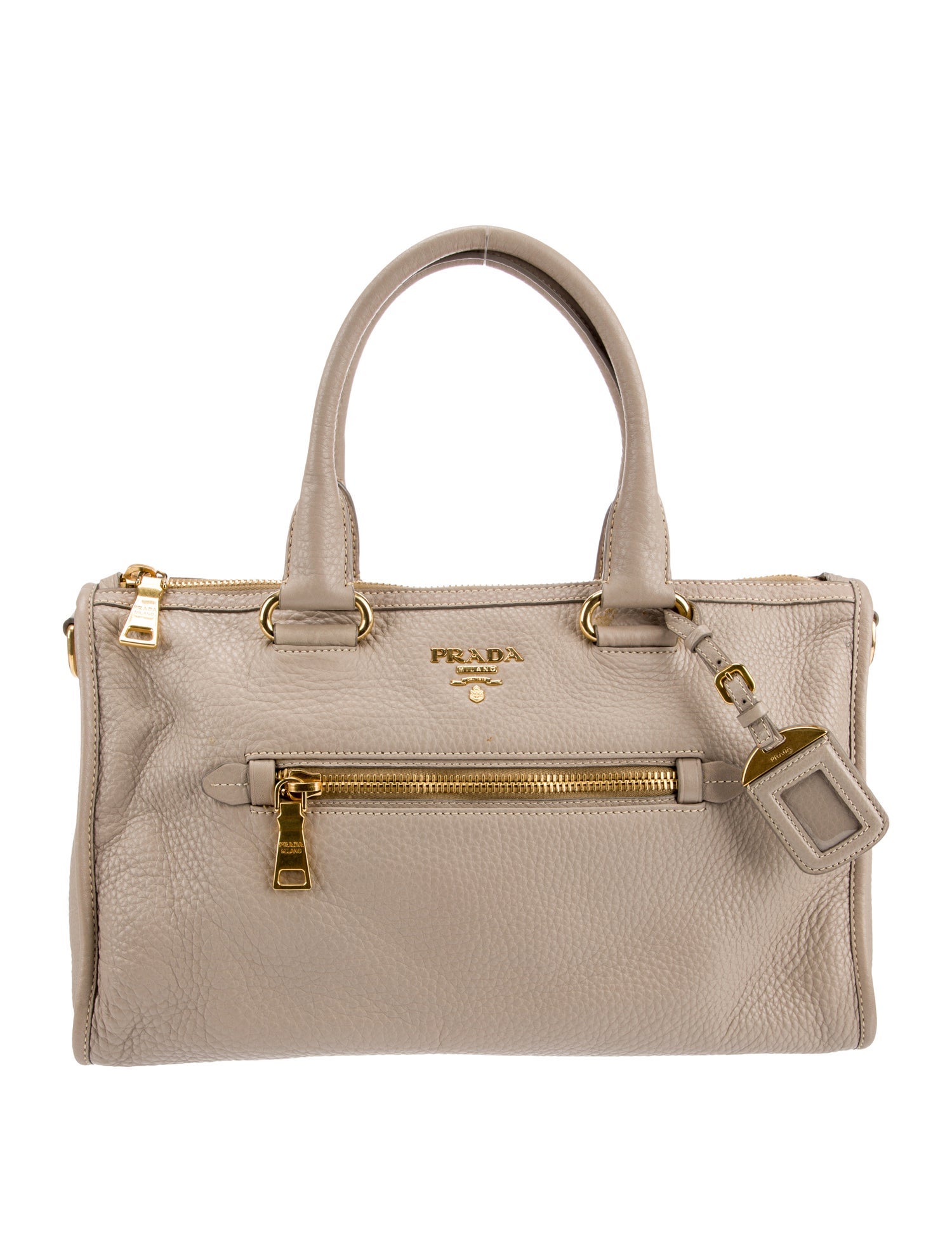 Prada Leather Handle Bag - Neutrals Handle Bags, Handbags - PRA915720 ...