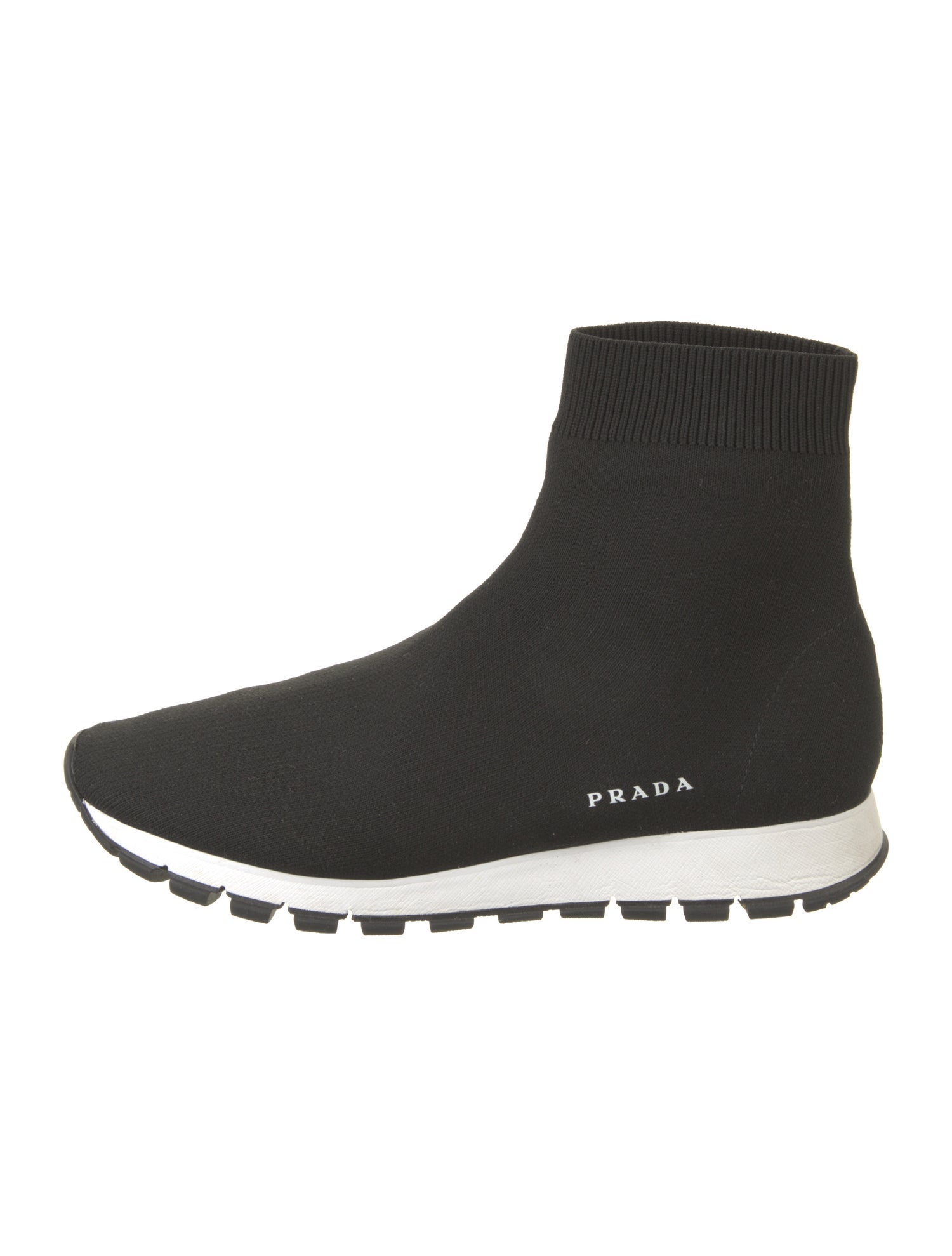 Prada Nylon Sock Sneakers - Black Sneakers, Shoes - PRA916047 | The ...
