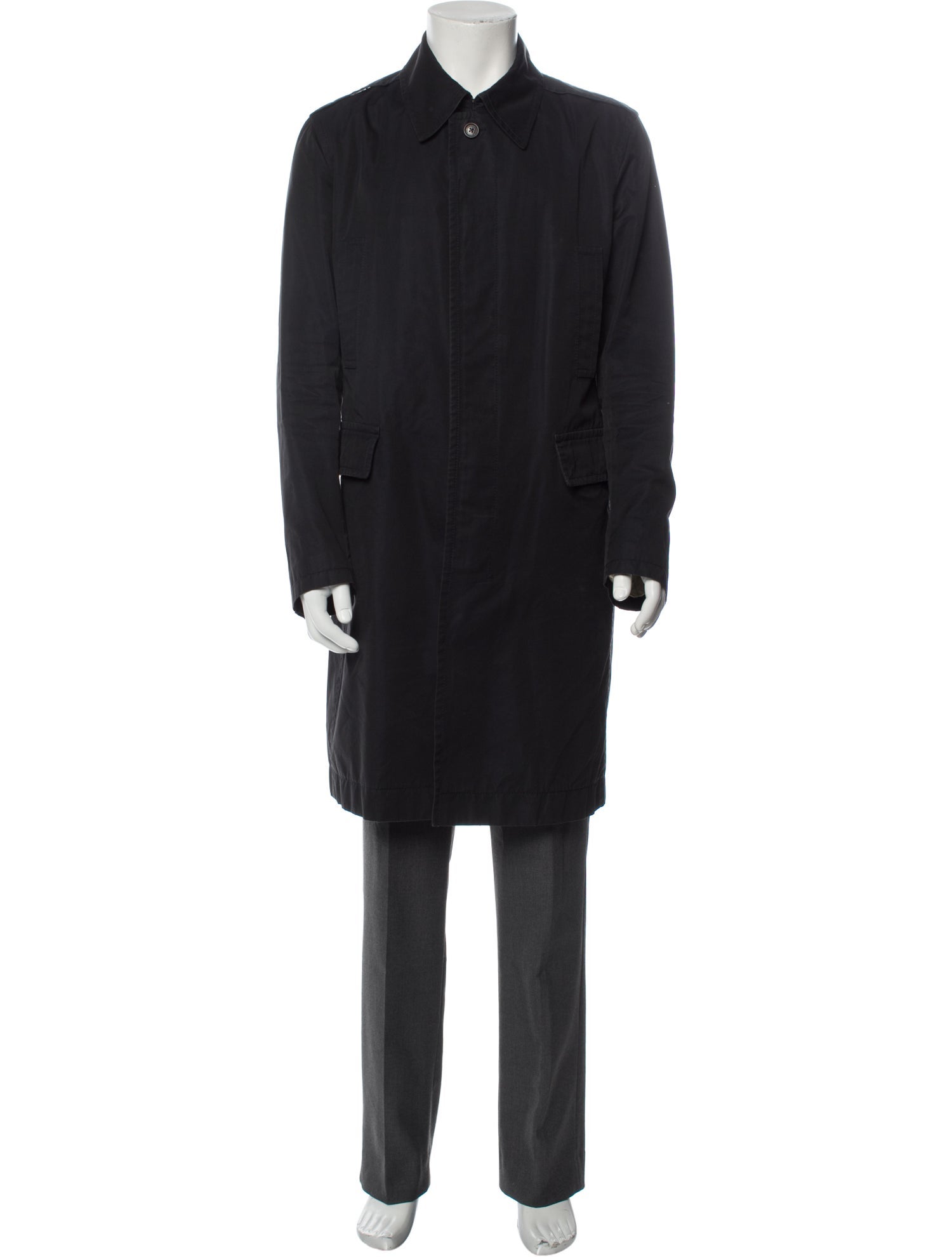 Prada Vintage 2000's Overcoat - Black Outerwear, Clothing - PRA916590 ...