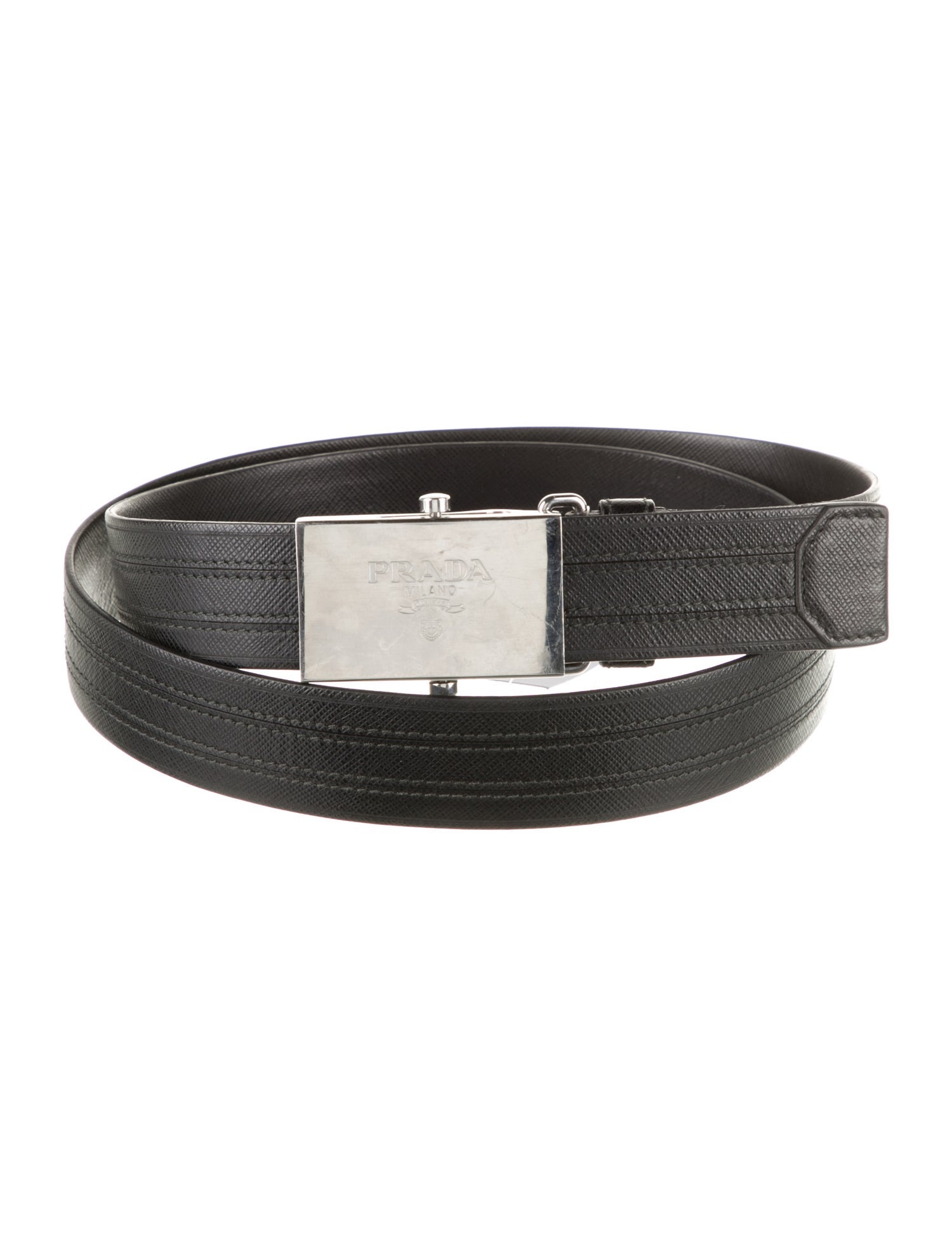 Prada Leather Belt Kit - Black Belts, Accessories - PRA918506 | The ...