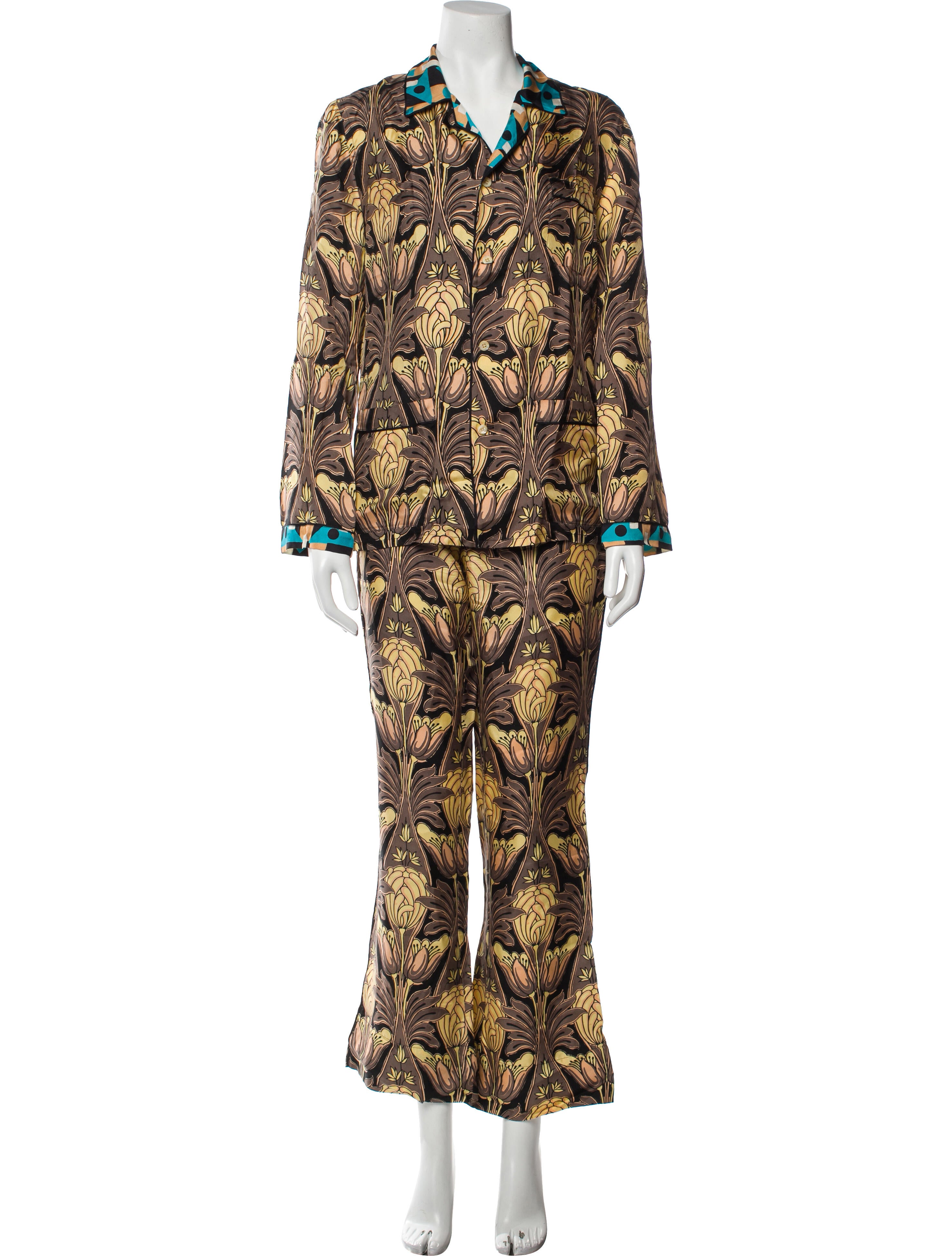 Prada Silk Pajamas - Black Loungewear, Clothing - PRA919033 | The RealReal