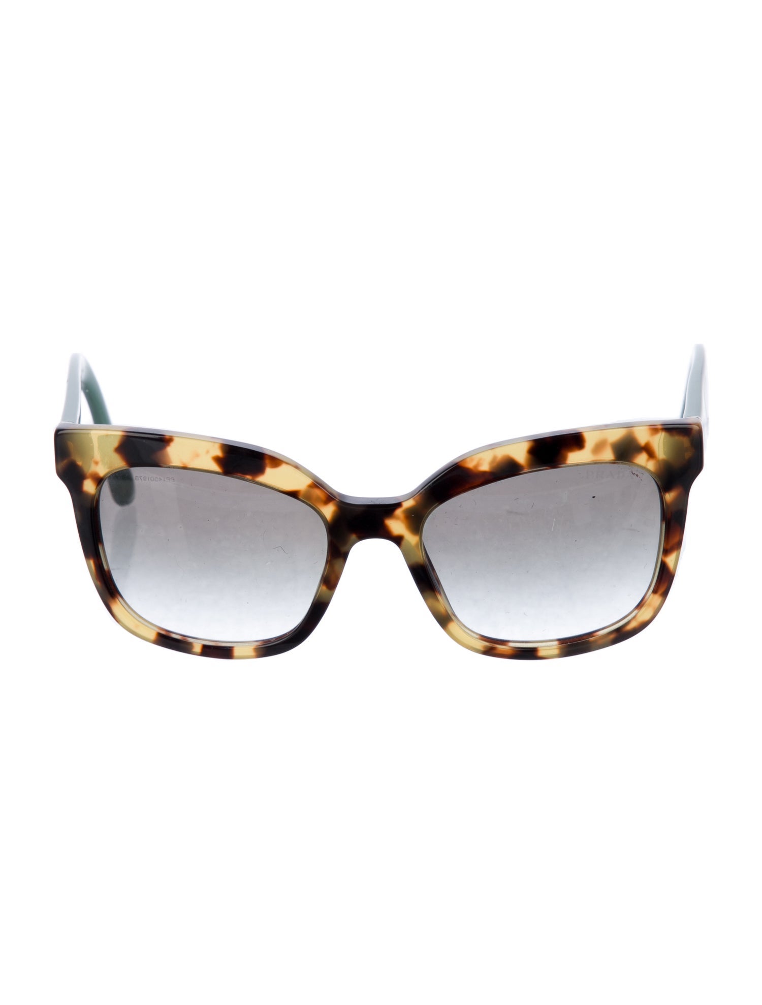 Prada Square Gradient Sunglasses - Brown Sunglasses, Accessories ...