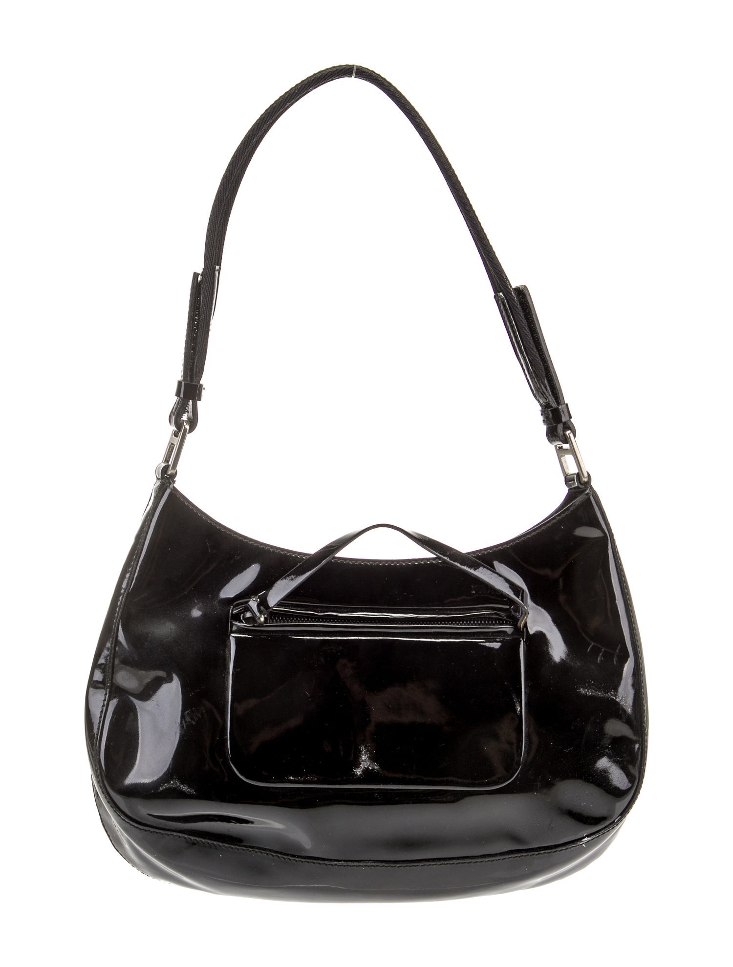 Prada Spazzolato Cleo Hobo - Black Hobos, Handbags - PRA923366 | The ...