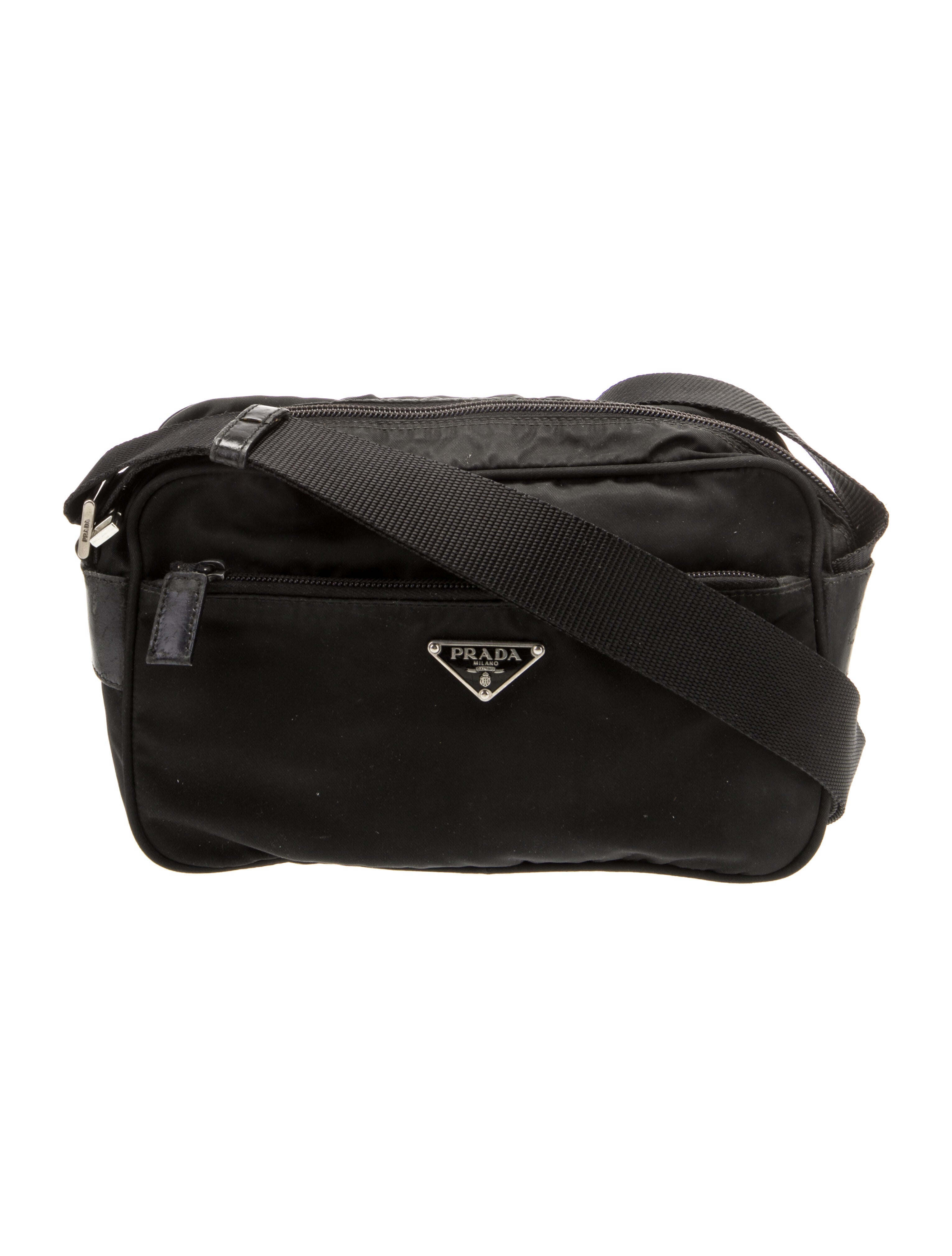 Prada Tessuto Crossbody Bag - Black Crossbody Bags, Handbags ...