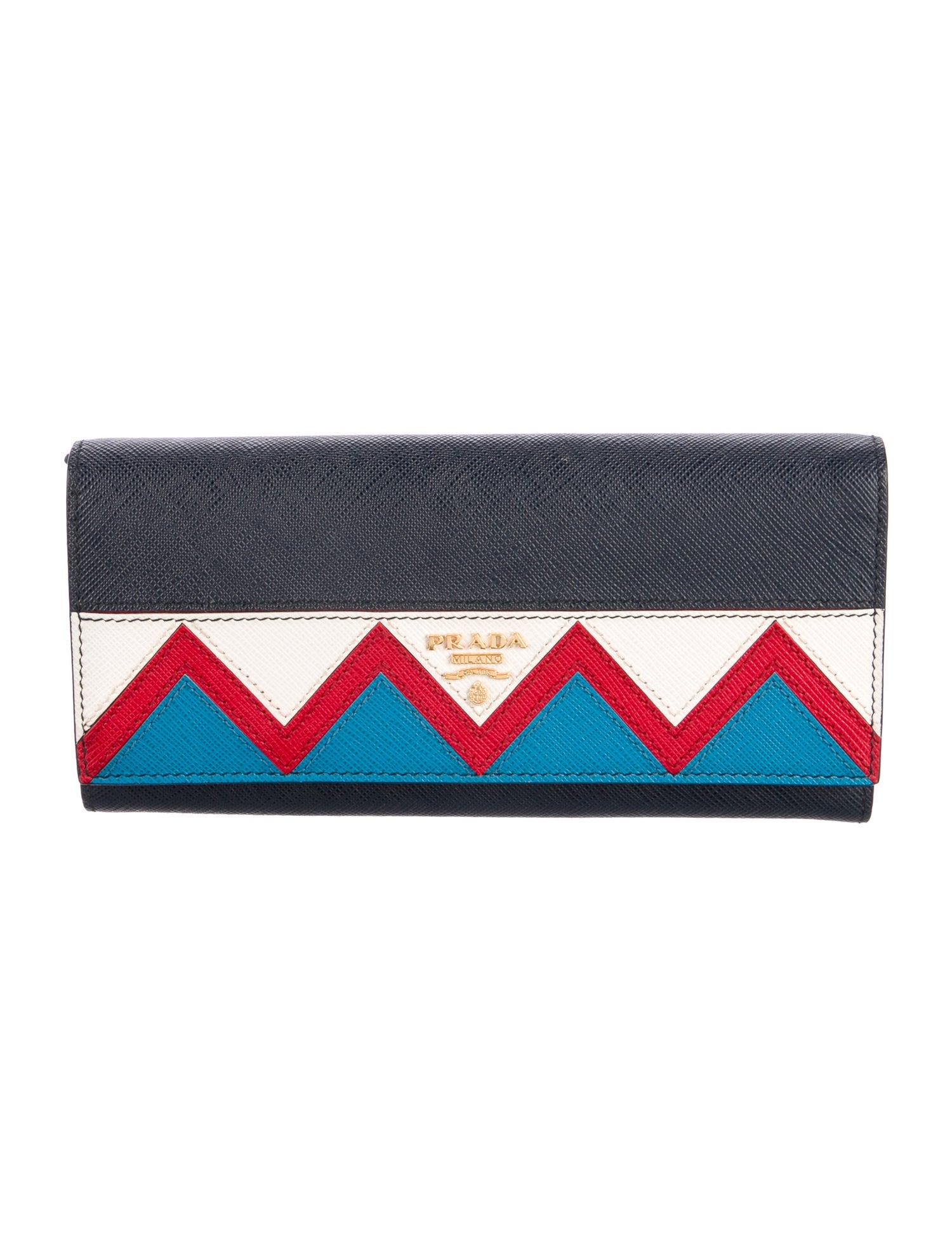 Prada Continental Wallet - Blue Wallets, Accessories - PRA926869 | The ...
