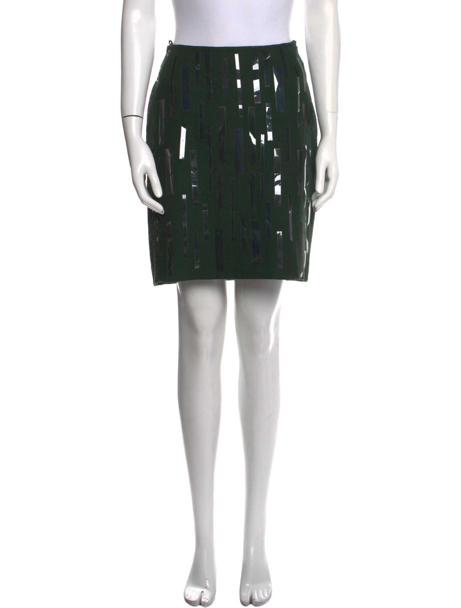 Prada Knee-Length Skirt - Green Skirts, Clothing - PRA927387 | The RealReal