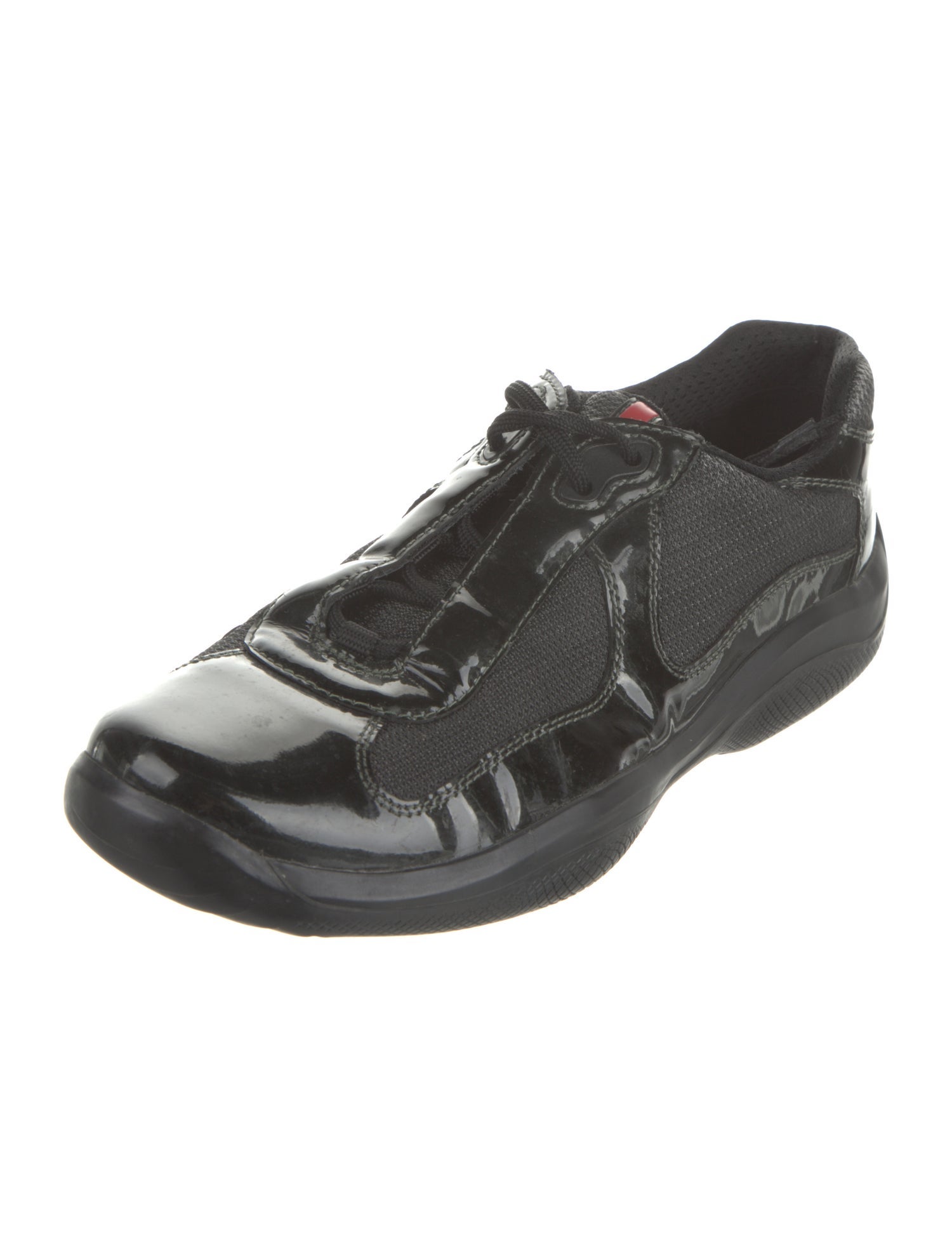 Prada Patent Leather Sneakers - Black Sneakers, Shoes - PRA932001 | The ...