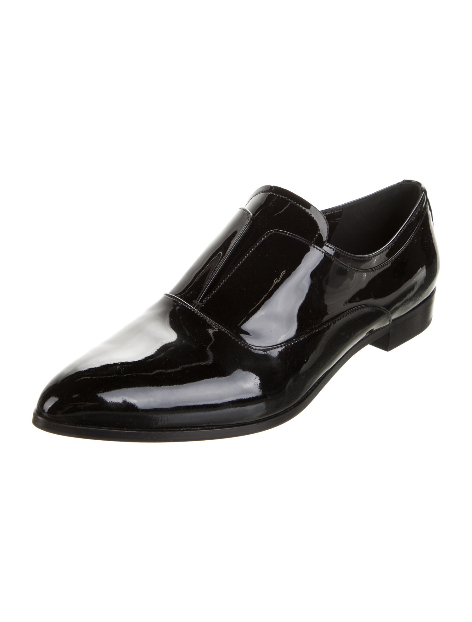 Prada Patent Leather Loafers - Black Loafers, Shoes - PRA933406 | The RealReal