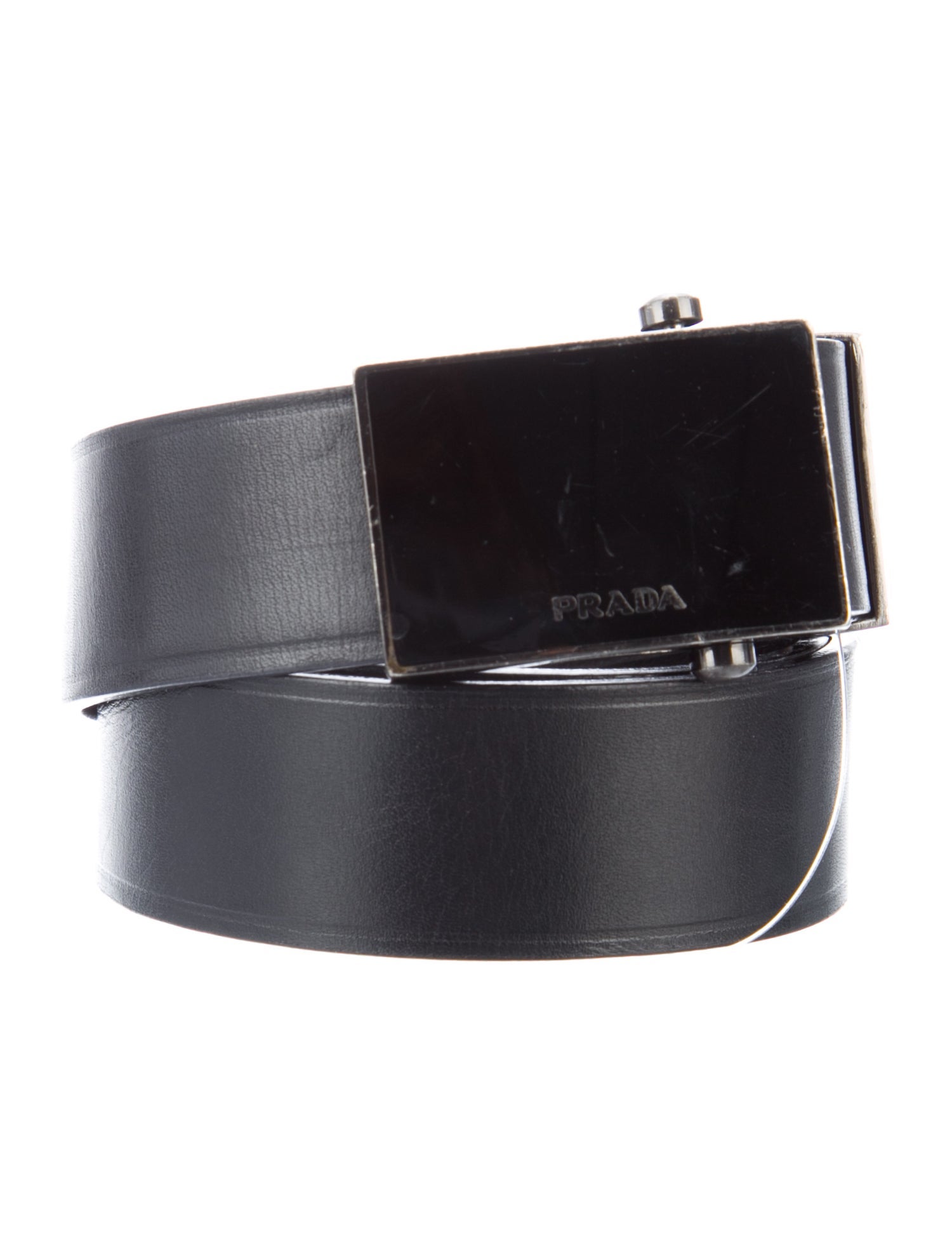 Prada Leather Belt - Black Belts, Accessories - PRA937666 | The RealReal