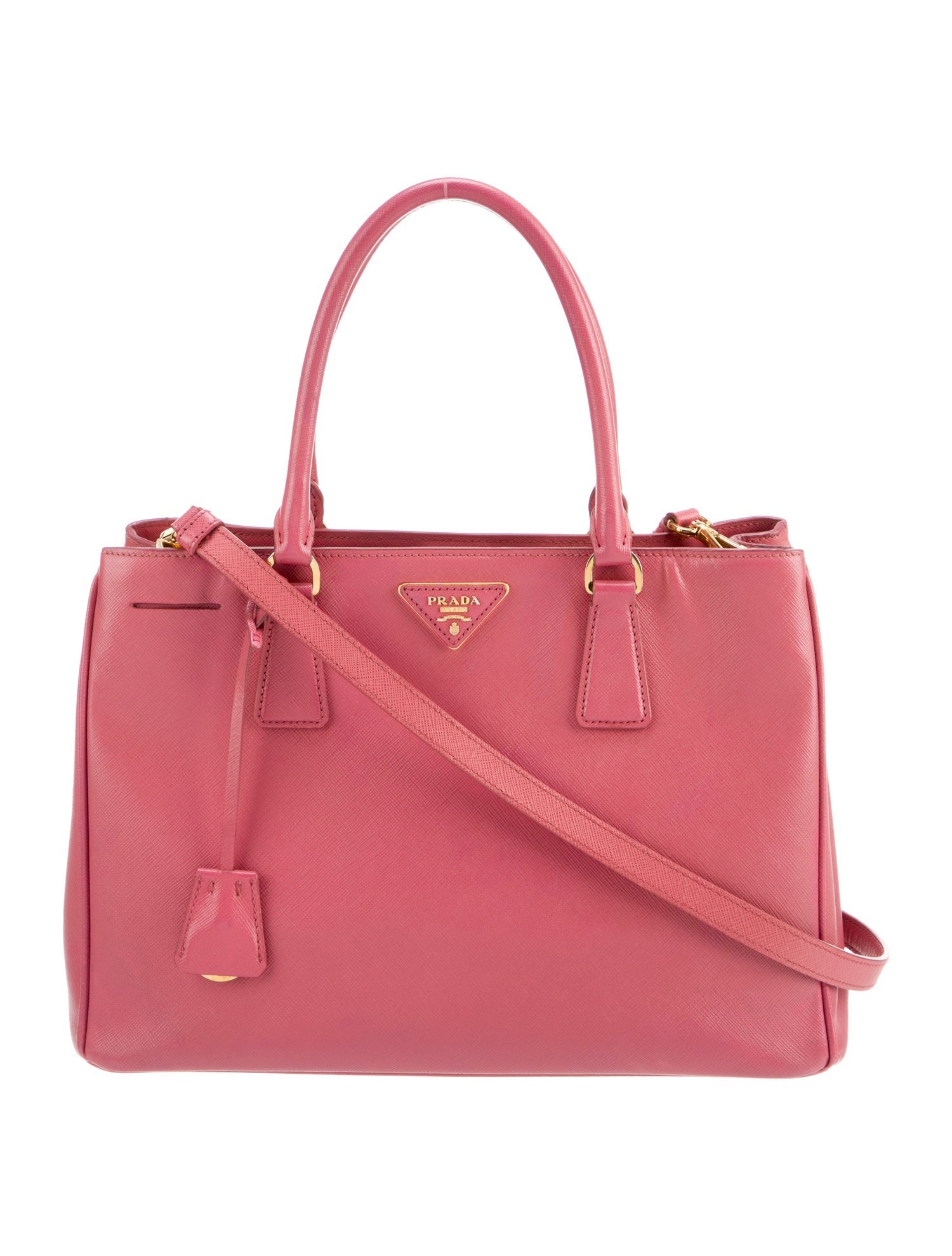 Prada Saffiano Lux Tote - Pink Totes, Handbags - PRA942045 | The RealReal