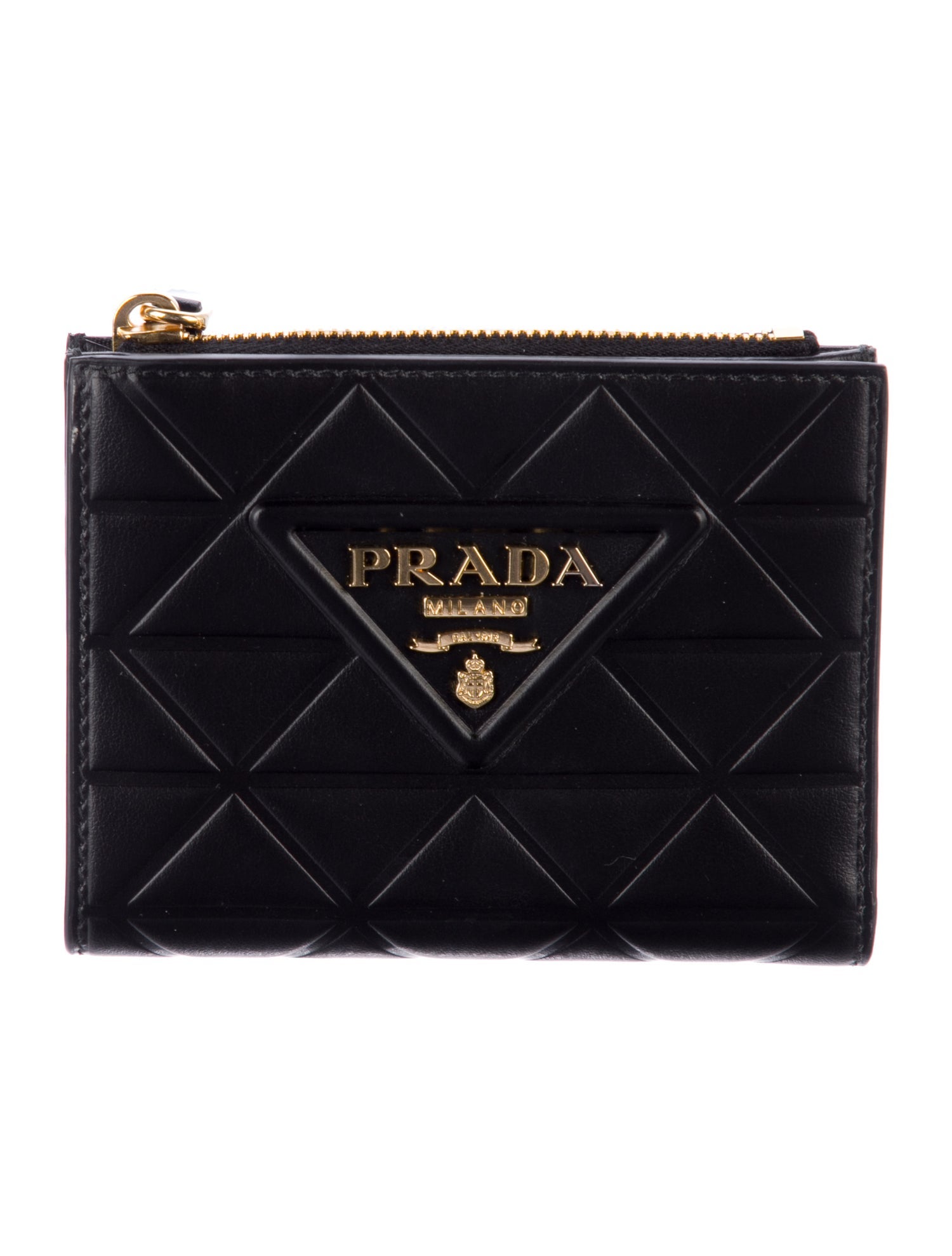Prada Leather Coin Pouch - Black Wallets, Accessories - PRA942296 | The ...