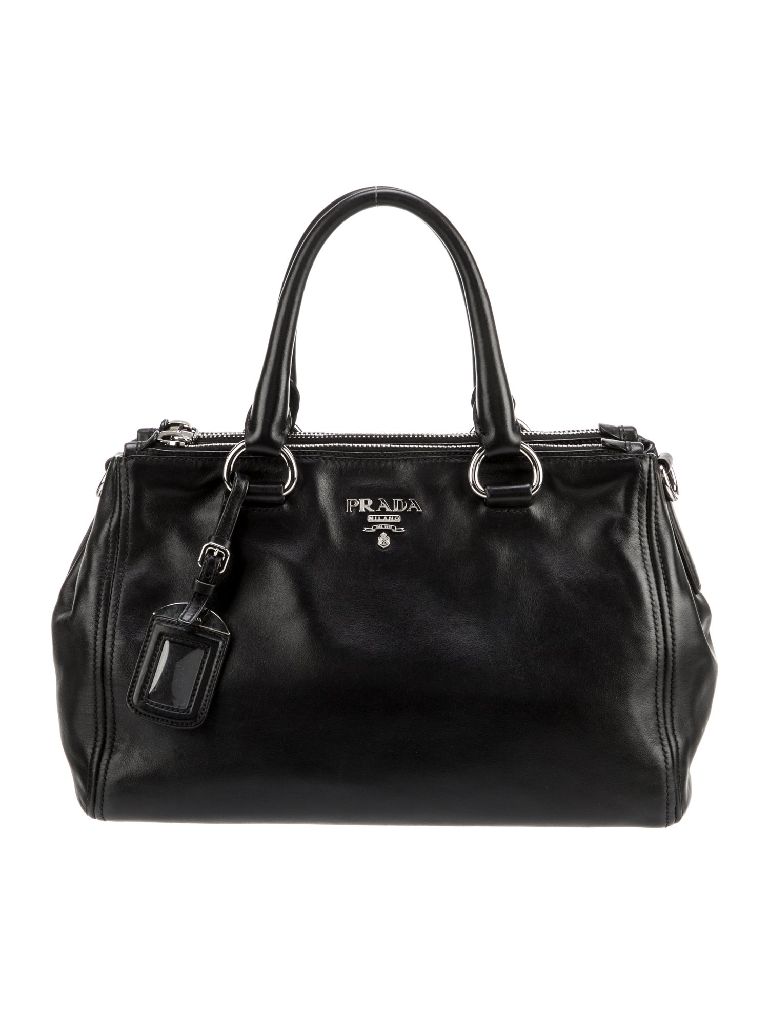 Prada Soft Calf Handle Bag - Black Handle Bags, Handbags - PRA942408 ...