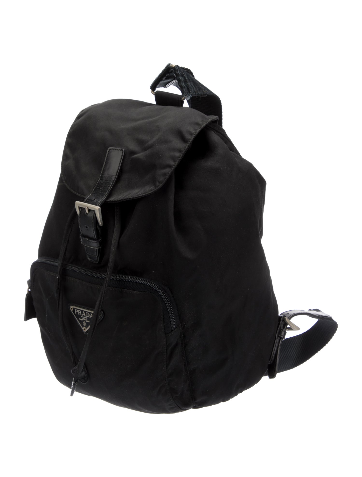 Prada Tessuto Drawstring Backpack - Black Backpacks, Handbags ...