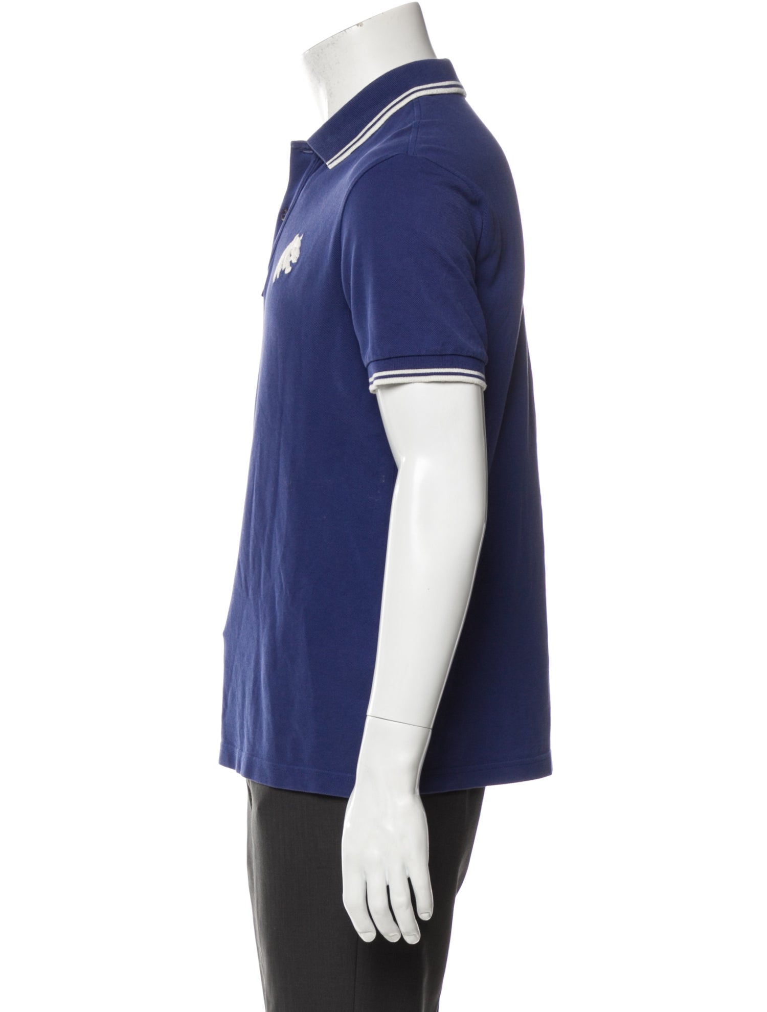 Prada 2015 Collar Polo Shirt - Purple Polos, Clothing - WPR125499 | The ...