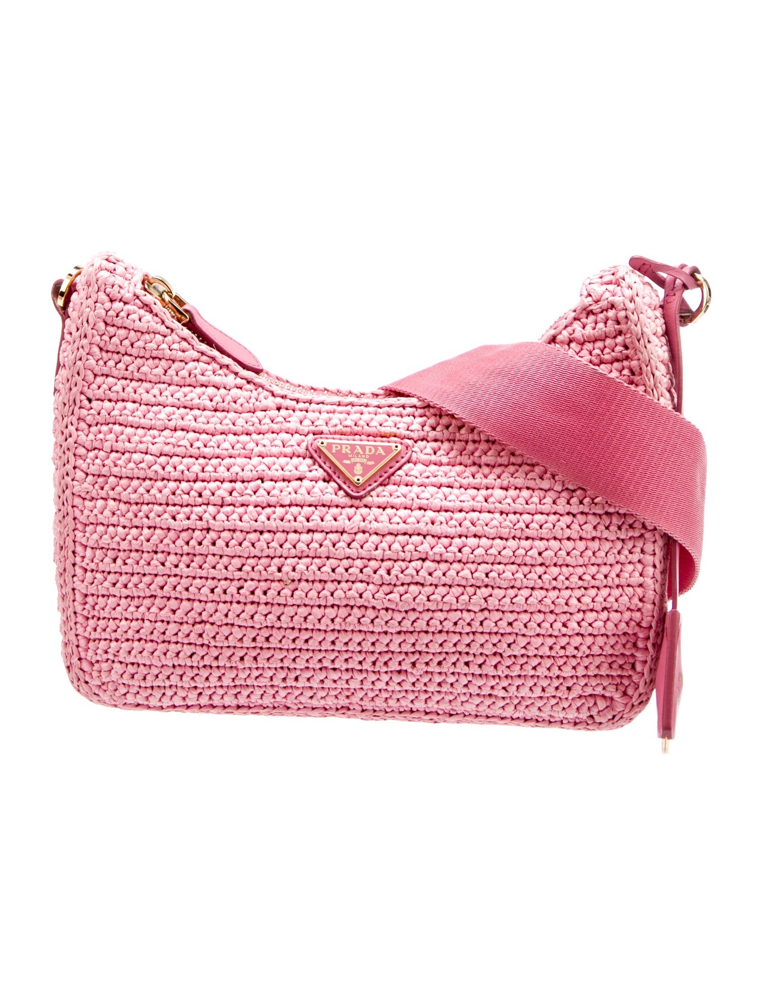 Prada Raffia Re-Edition 2005 Hobo - Neutrals Hobos, Handbags ...