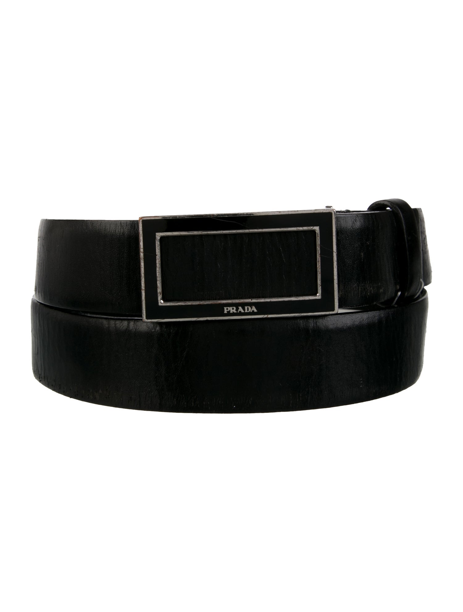 Prada Leather Belt - Black Belts, Accessories - PRA948660 | The RealReal