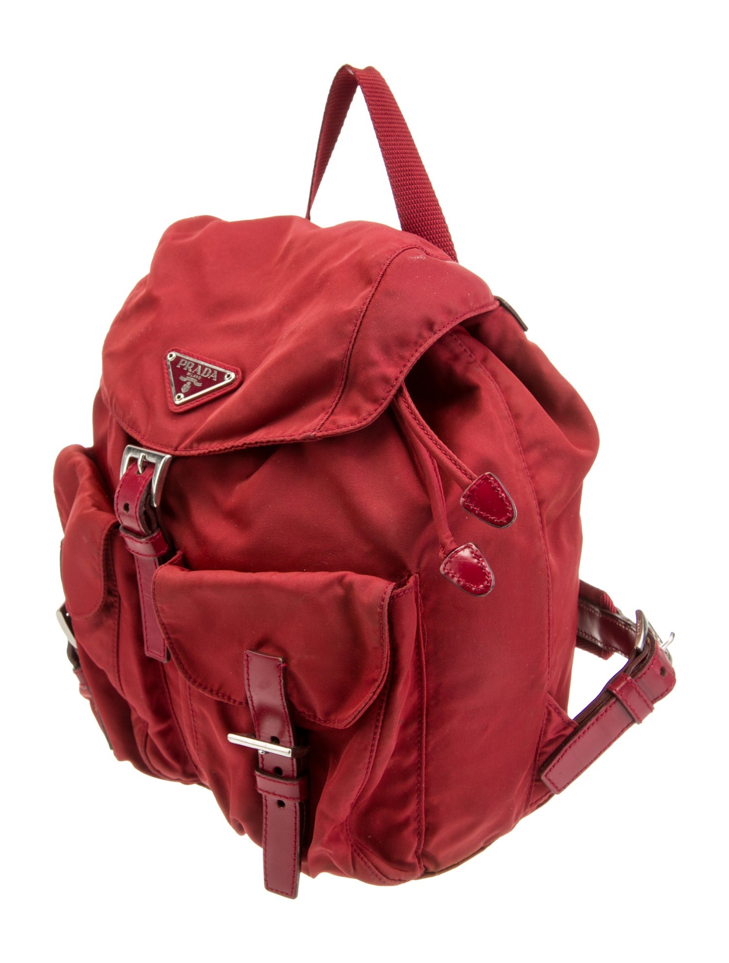 Prada Tessuto Backpack - Burgundy Backpacks, Handbags - PRA931907 | The ...