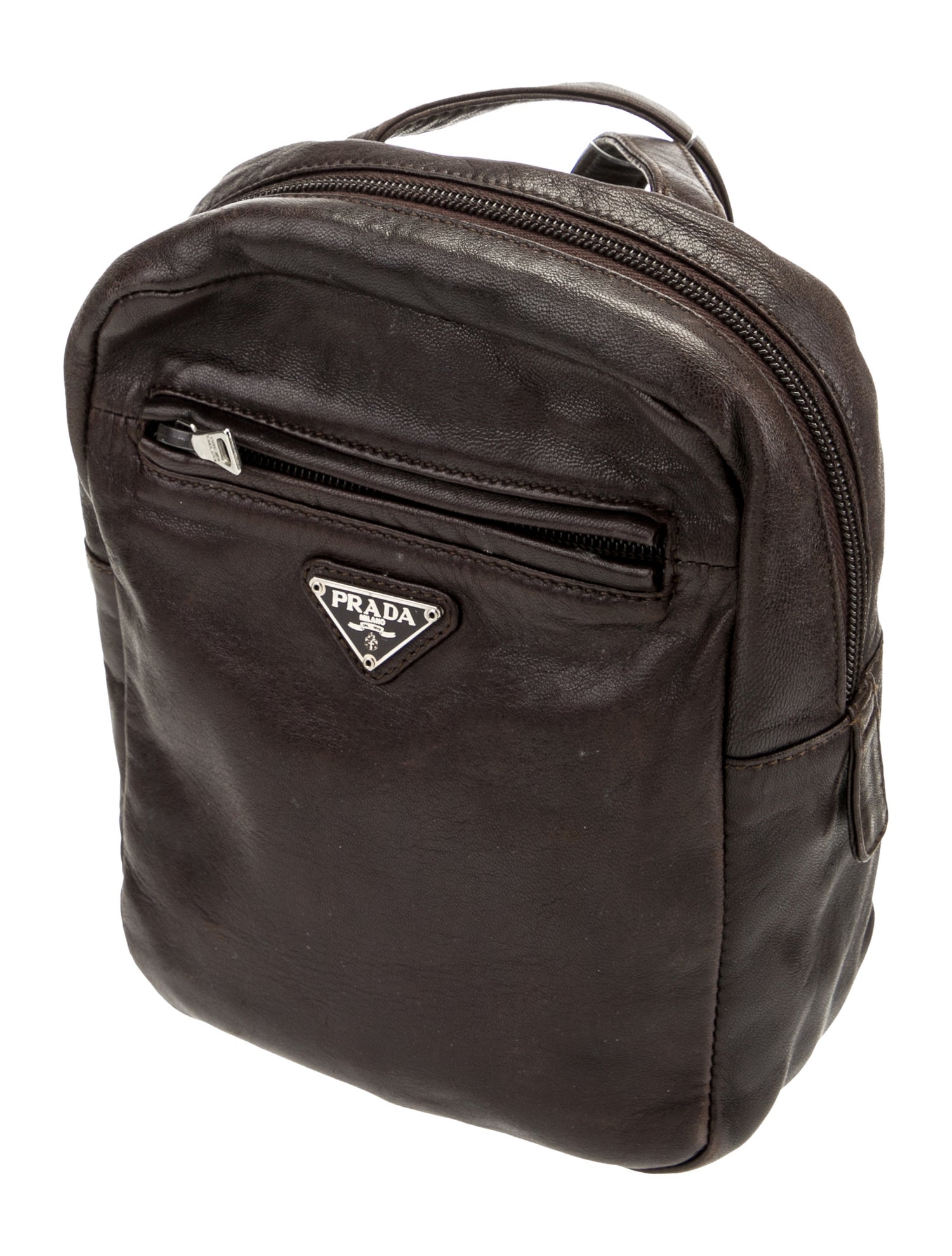 Prada Nappa Backpack - Brown Backpacks, Handbags - PRA949829 | The RealReal